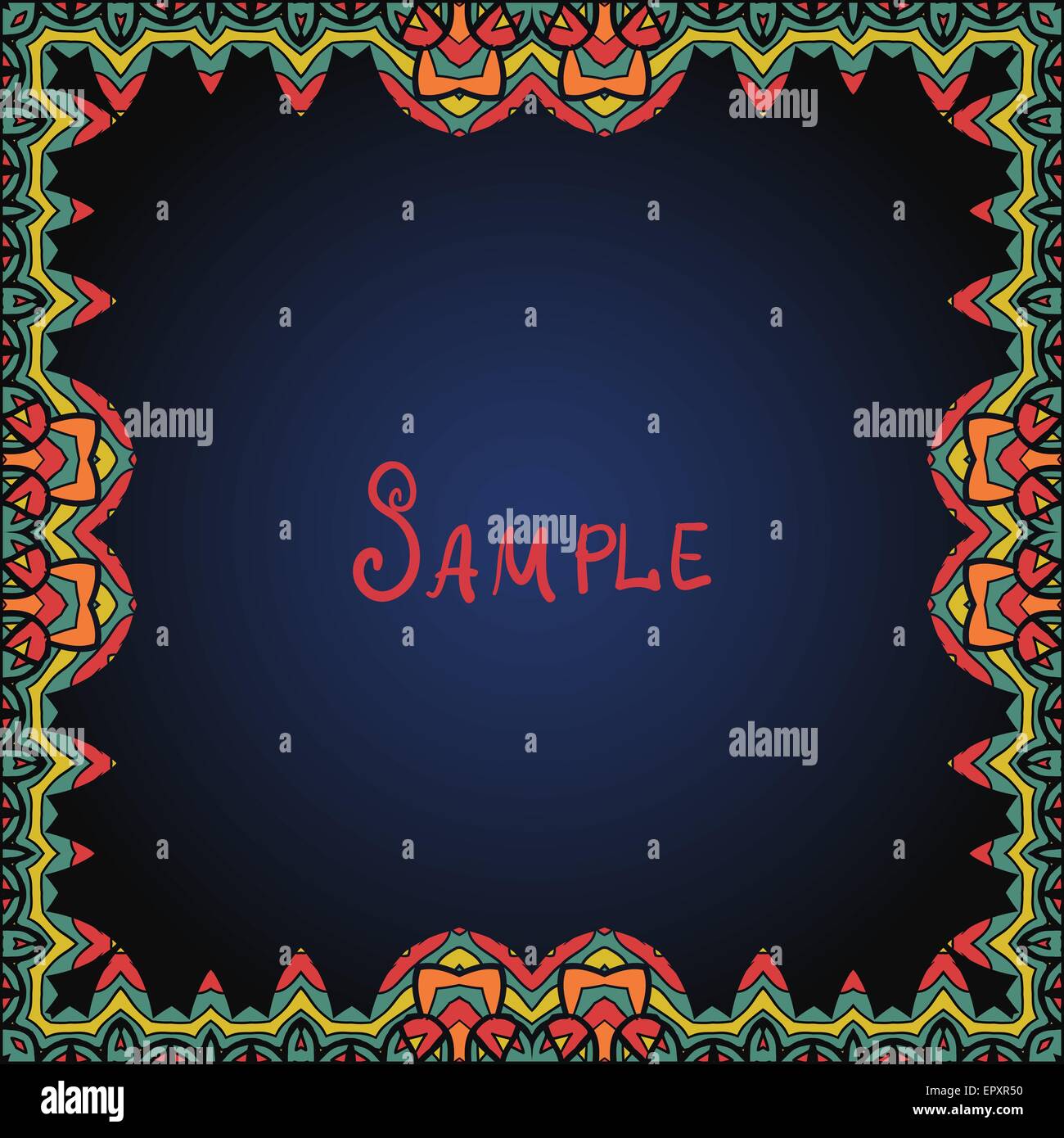 Frame border in red and green color Stock Vector Image & Art - Alamy