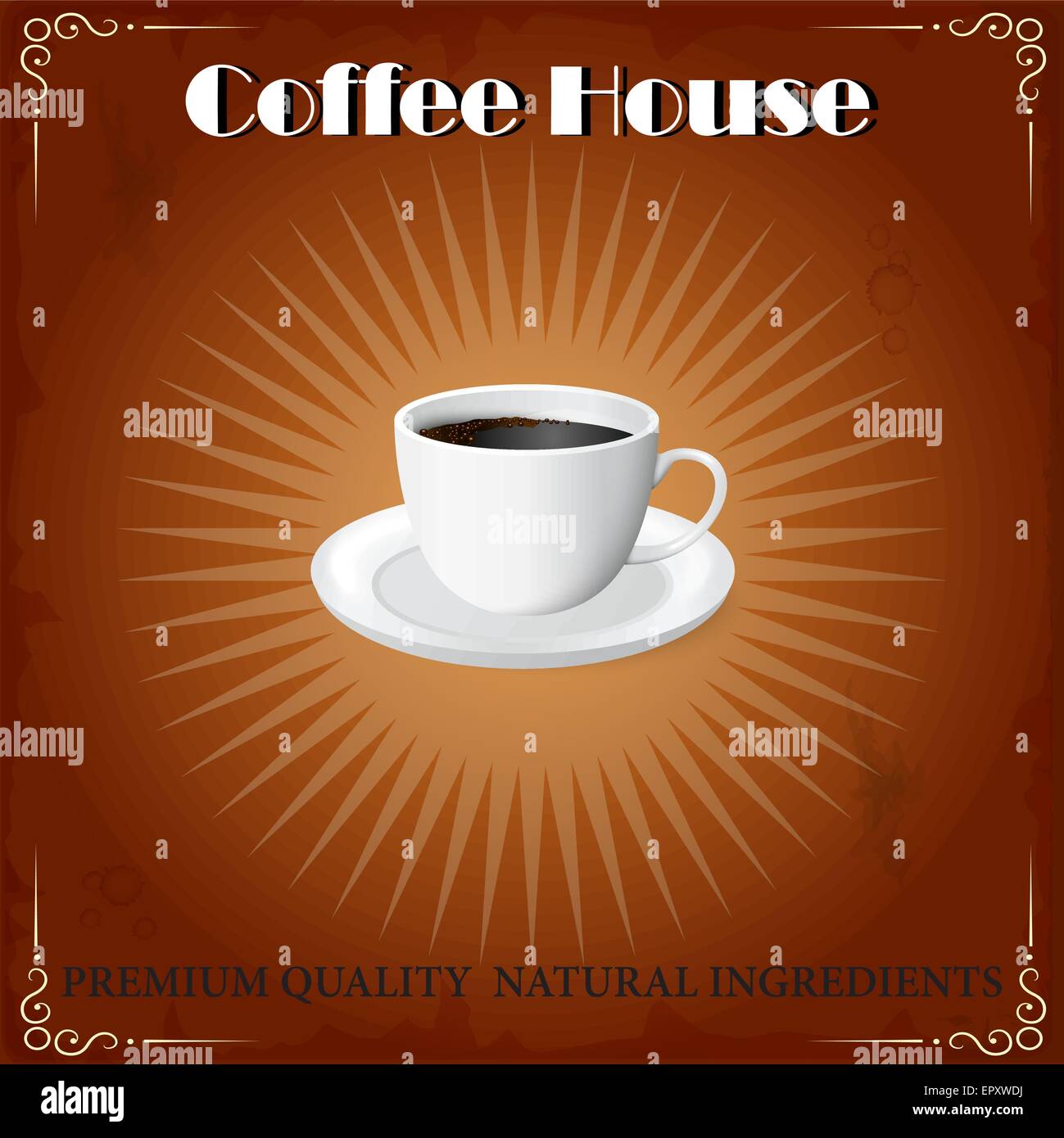 Coffee House cover Stock Vector Image & Art - Alamy