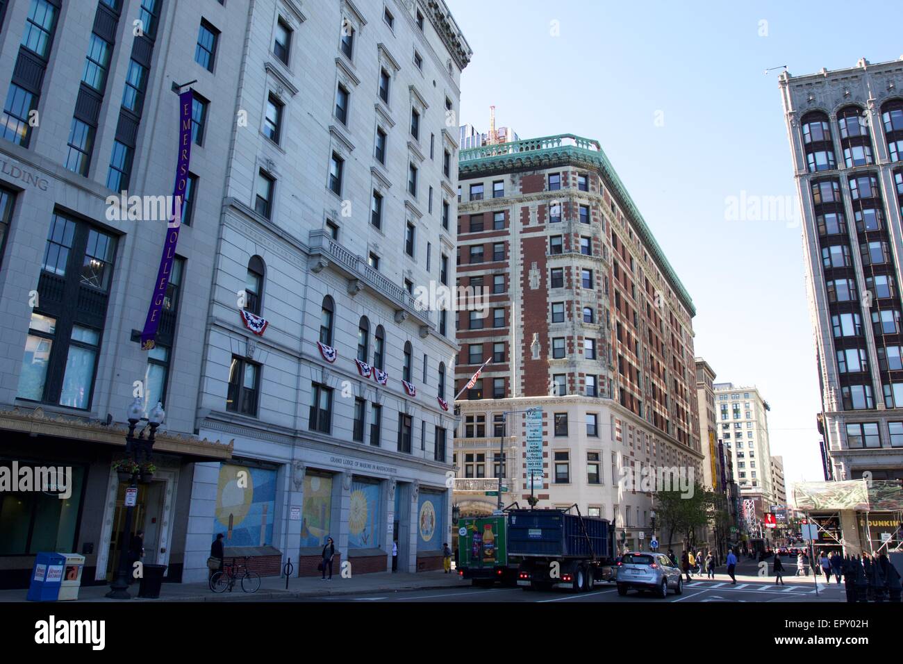 Traffic cars boston massachusetts hi-res stock photography and images ...