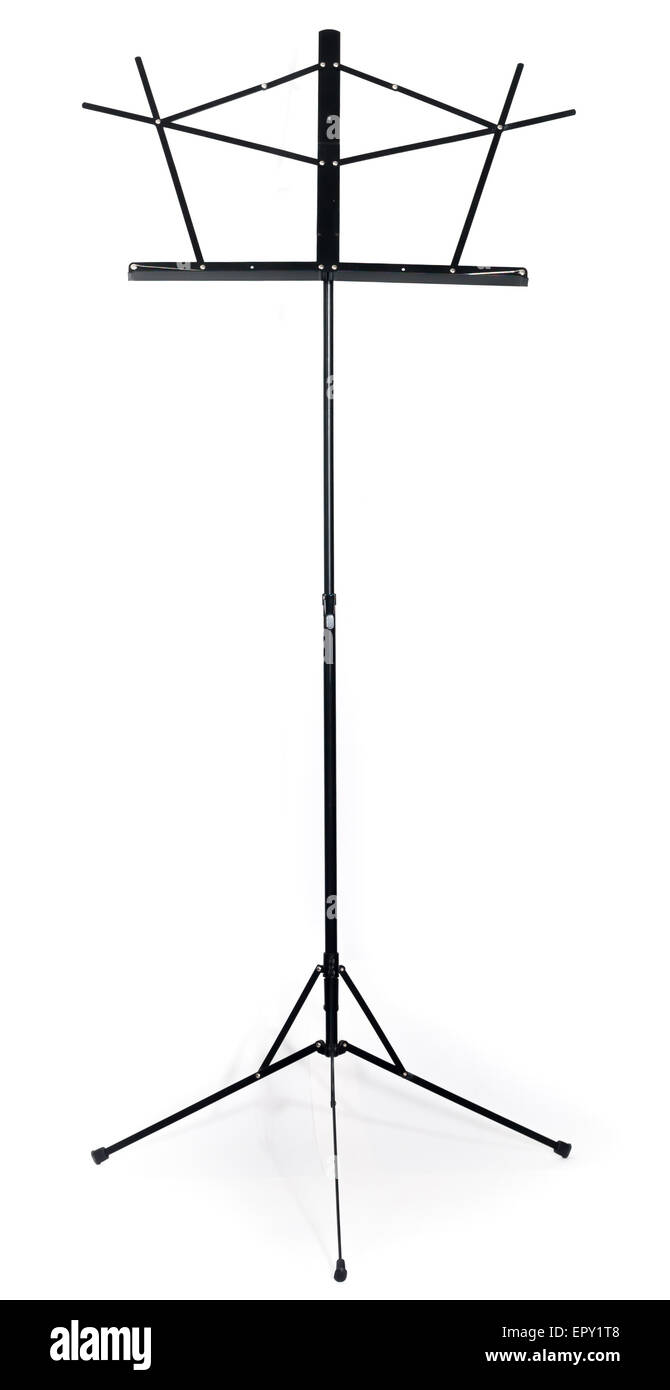 music stand isolated on a white background Stock Photo - Alamy