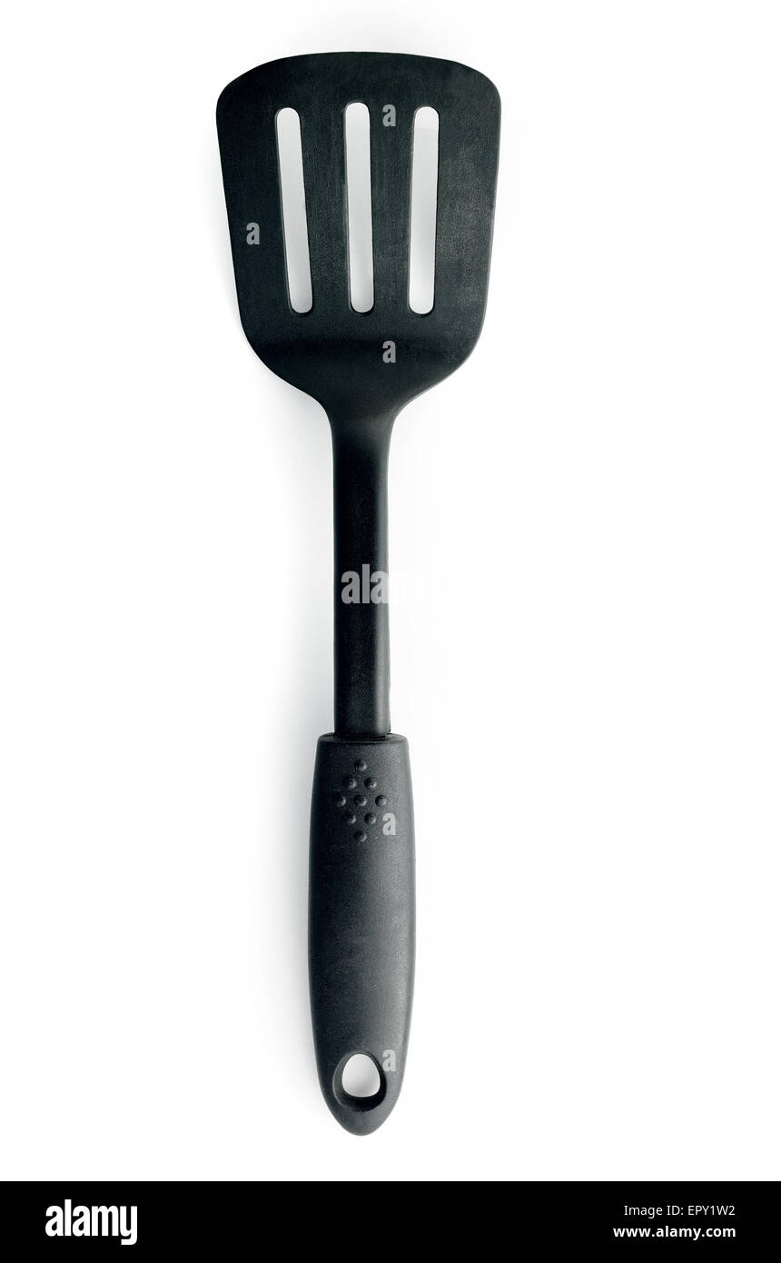 top view spatula isolated on a white background Stock Photo - Alamy