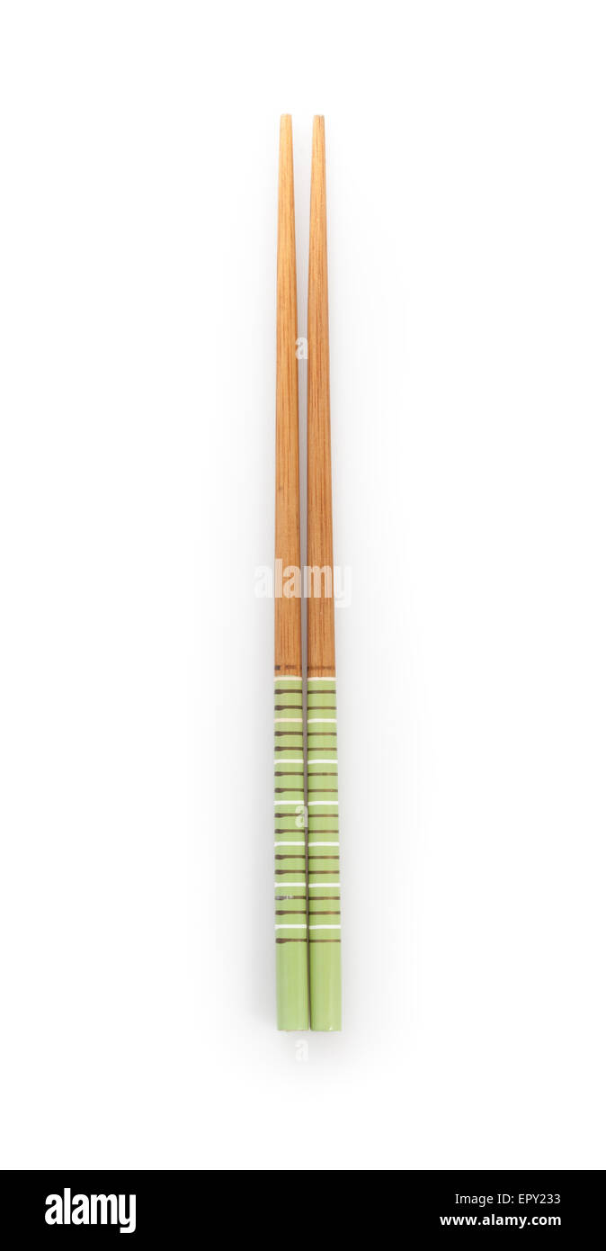 top view chopsticks isolated on a white background Stock Photo - Alamy