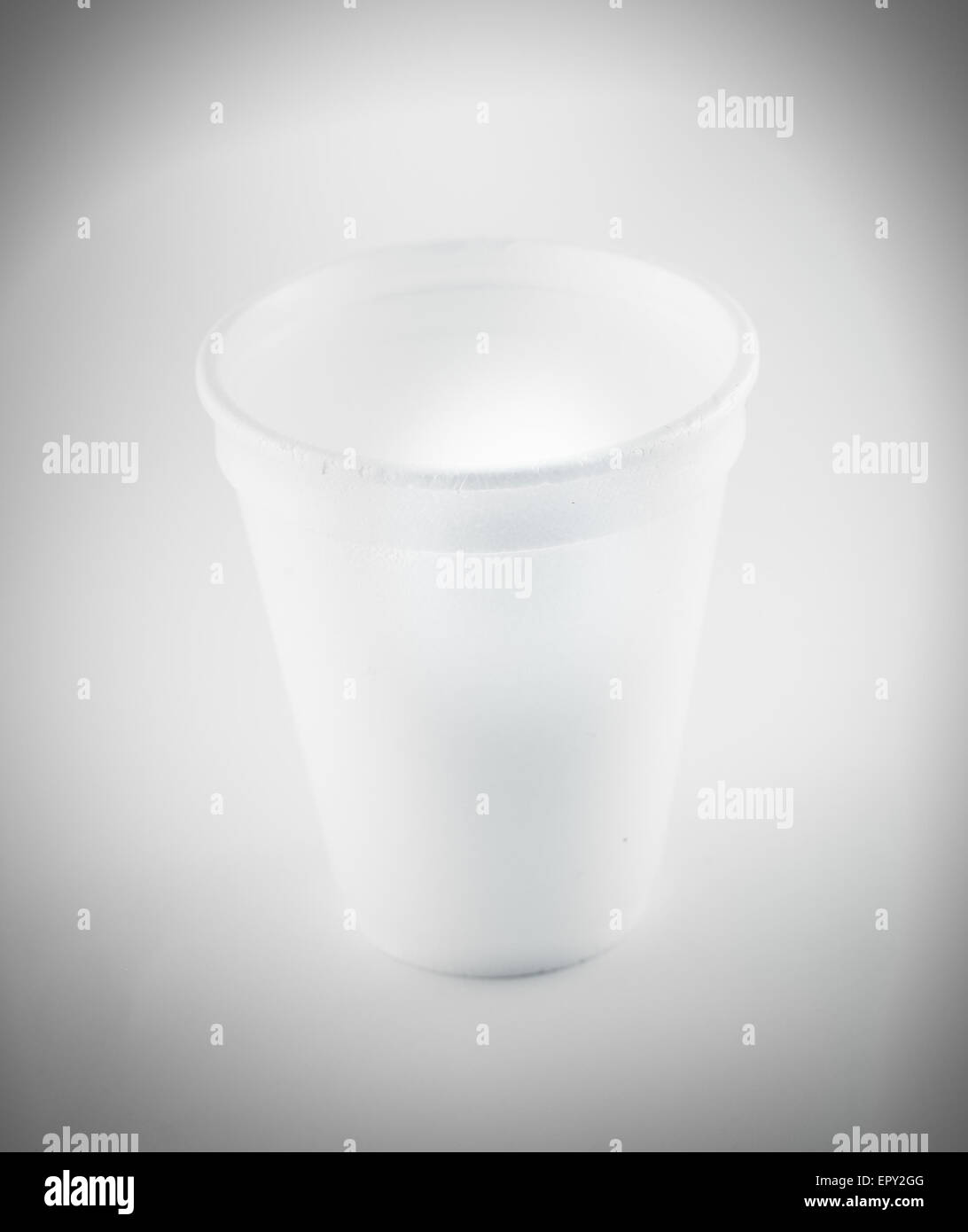 styrofoam disposable white cup isolated on a white background Stock ...