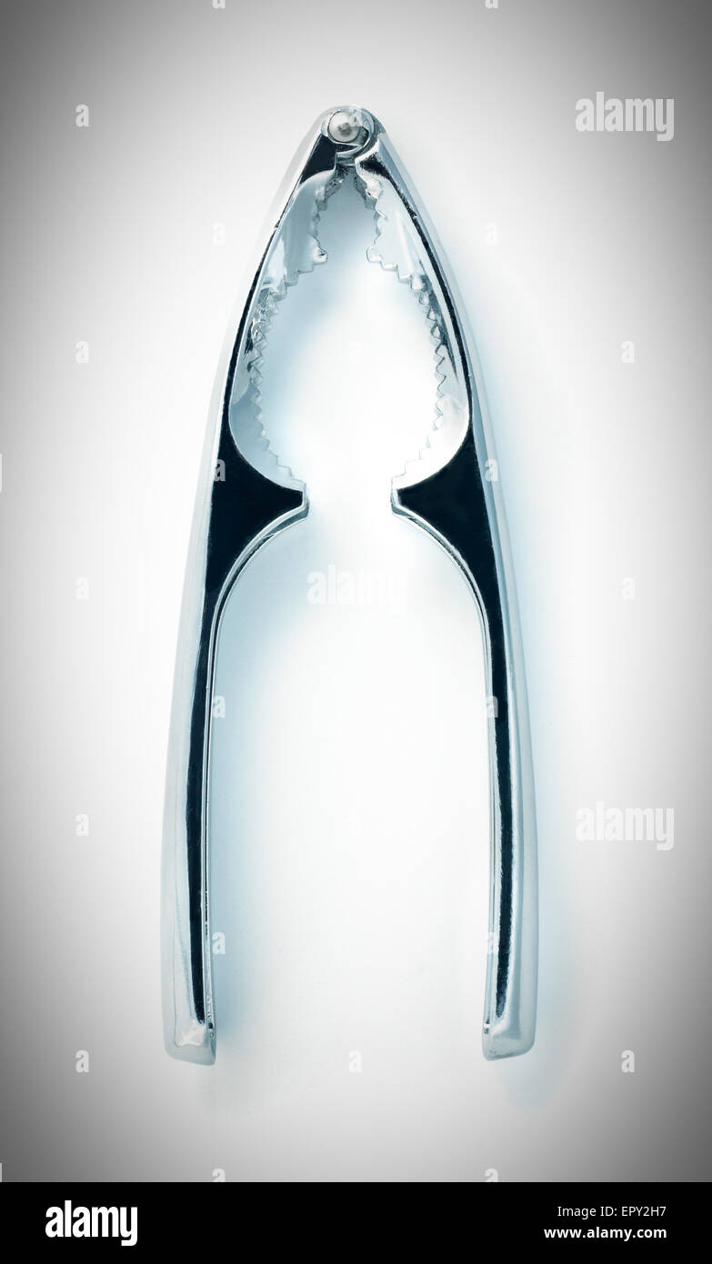 nut cracker isolated on a white background Stock Photo - Alamy