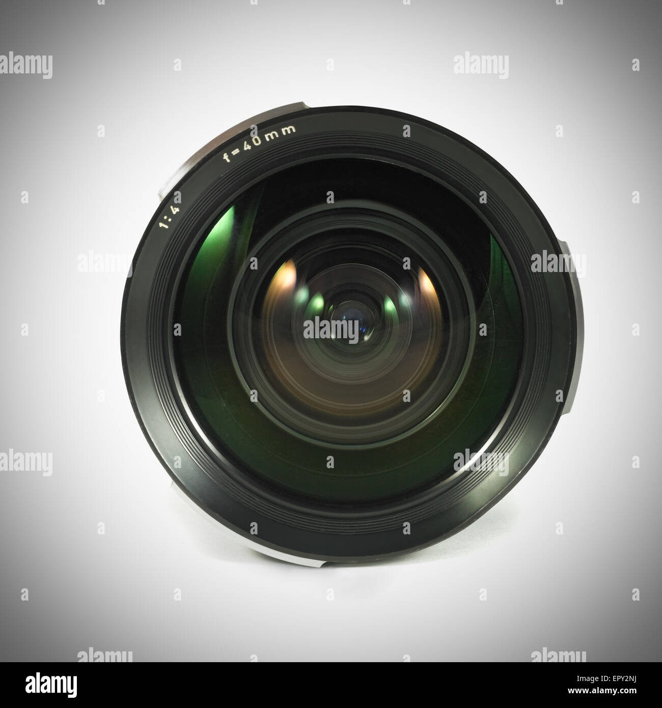 camera lens isolated on a white background Stock Photo - Alamy