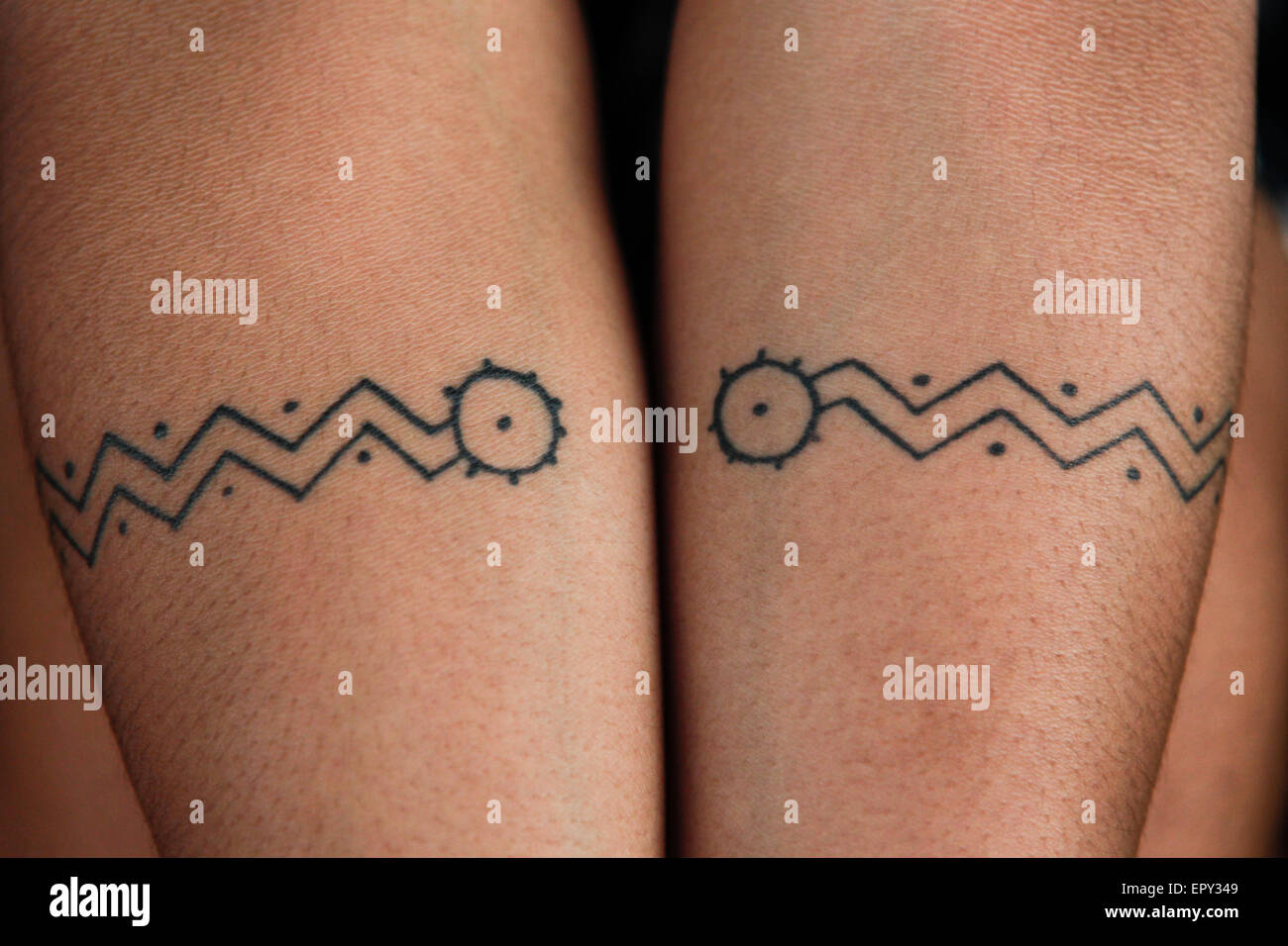 Indigenous tattoo design High Resolution Stock Photography and Images ...