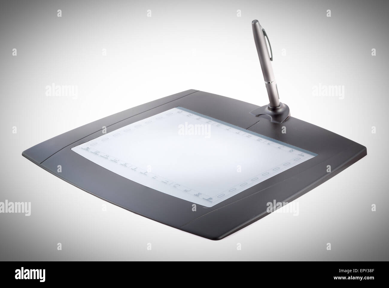 computer tablet isolated on a white background Stock Photo - Alamy