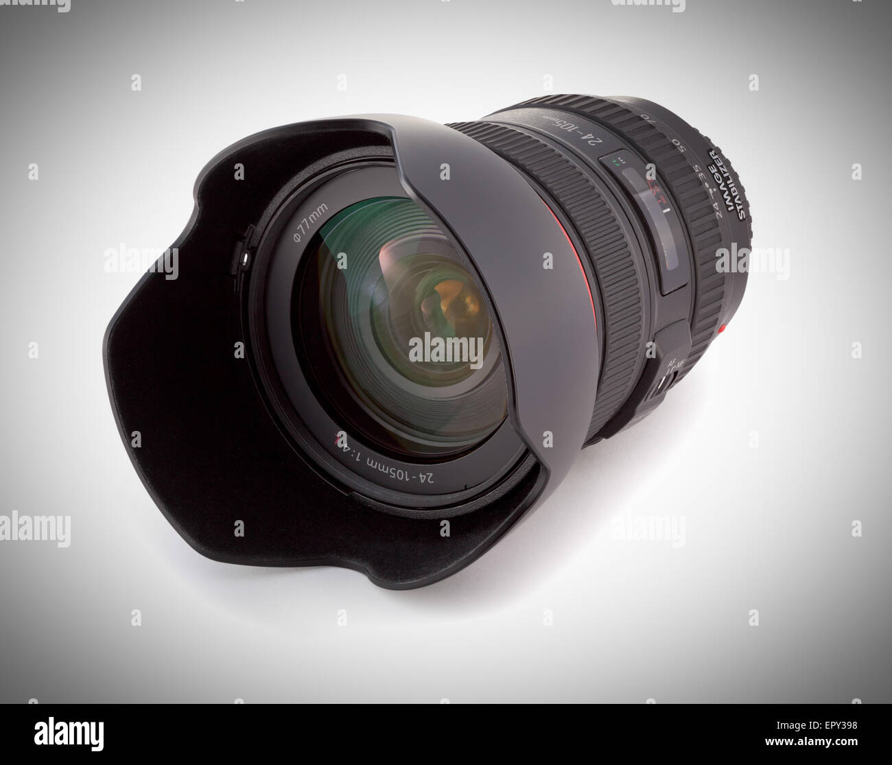 camera lens isolated on a white background Stock Photo - Alamy