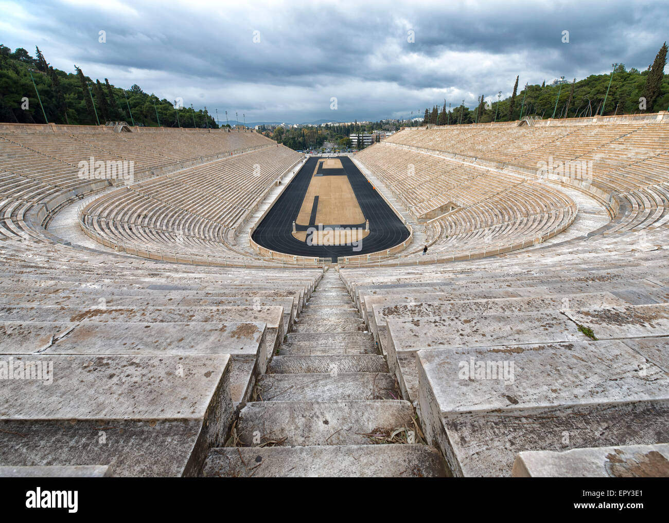Panathenaic Stadium in Athens, Greece Stock Photo - Alamy
