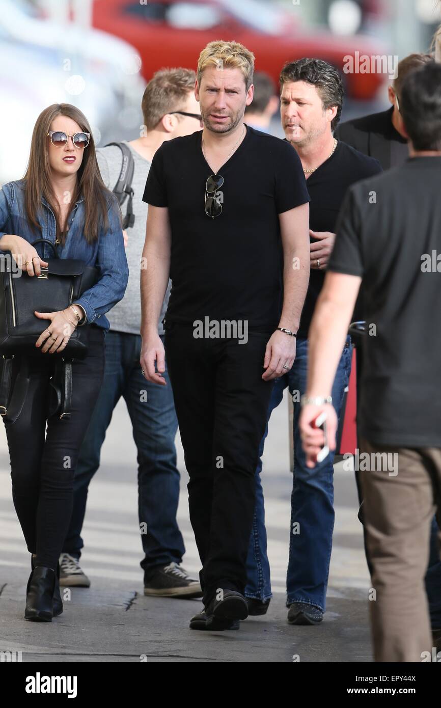 Celebrities at the 'Jimmy Kimmel Live!' studios Featuring: Chad Kroeger ...