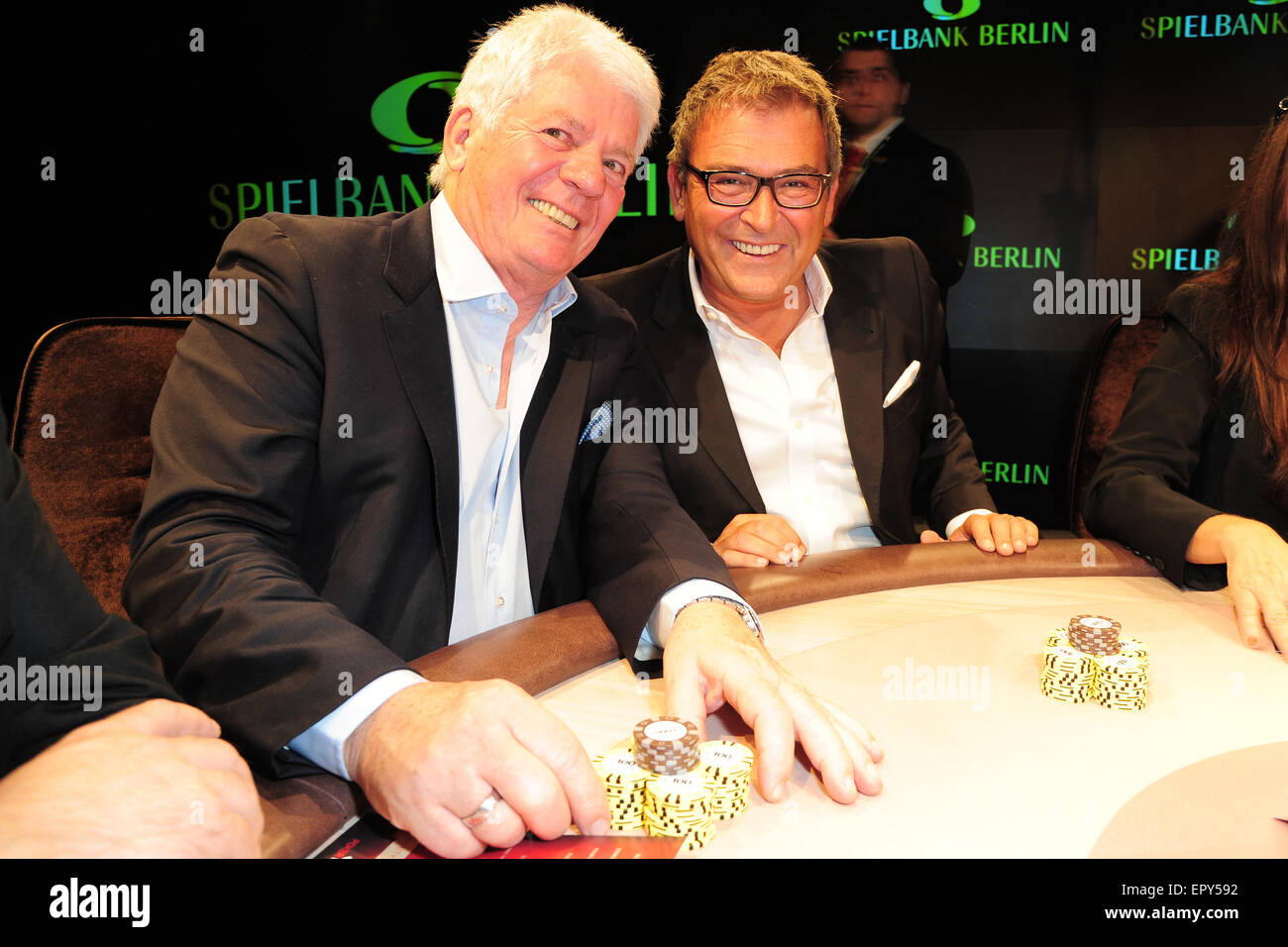 Celebrities attending the Charity Poker Tournament at Spielbank ...