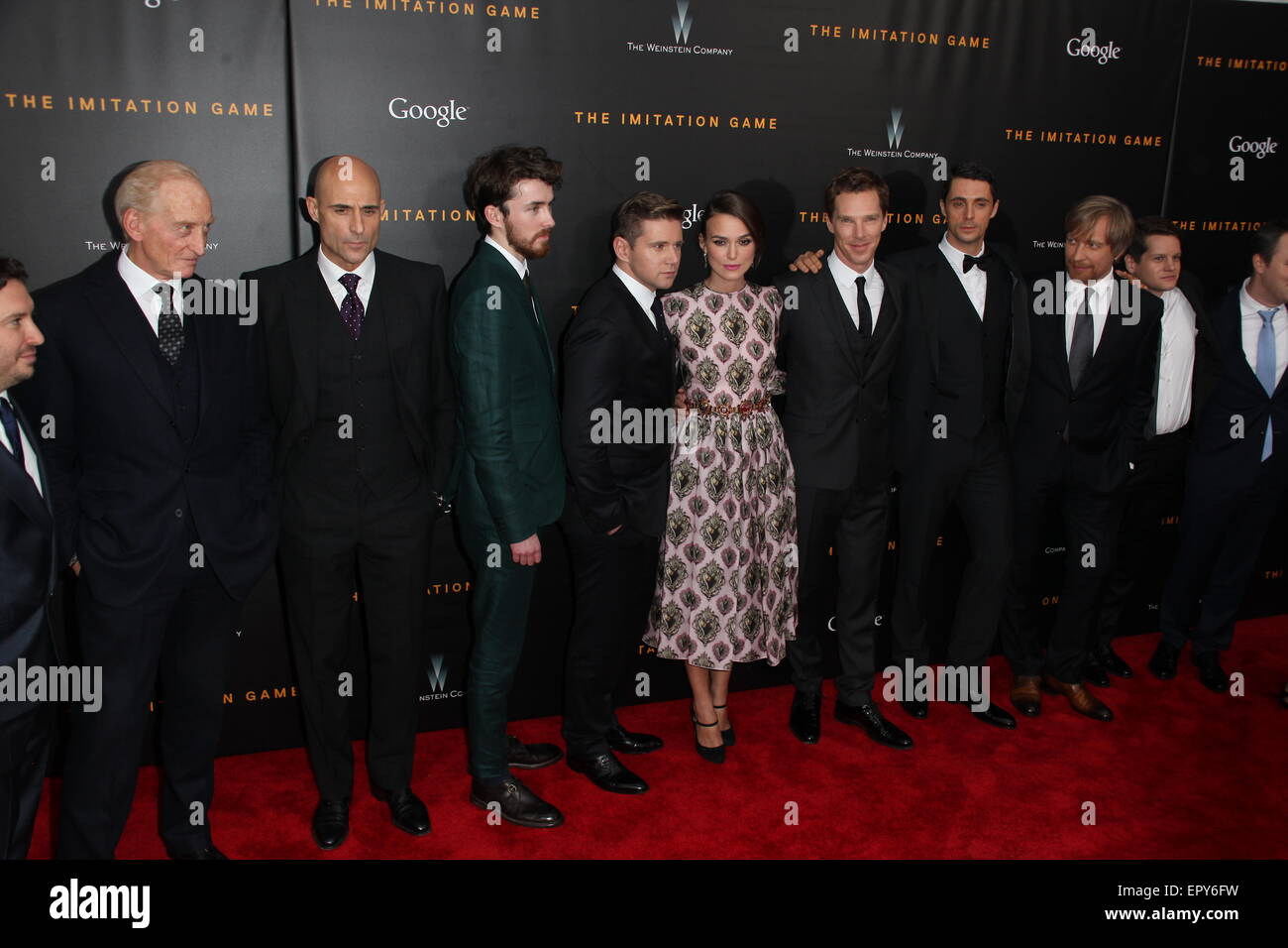 New York premiere of 'The Imitation Game' at The Ziegfeld Theatre - Red ...