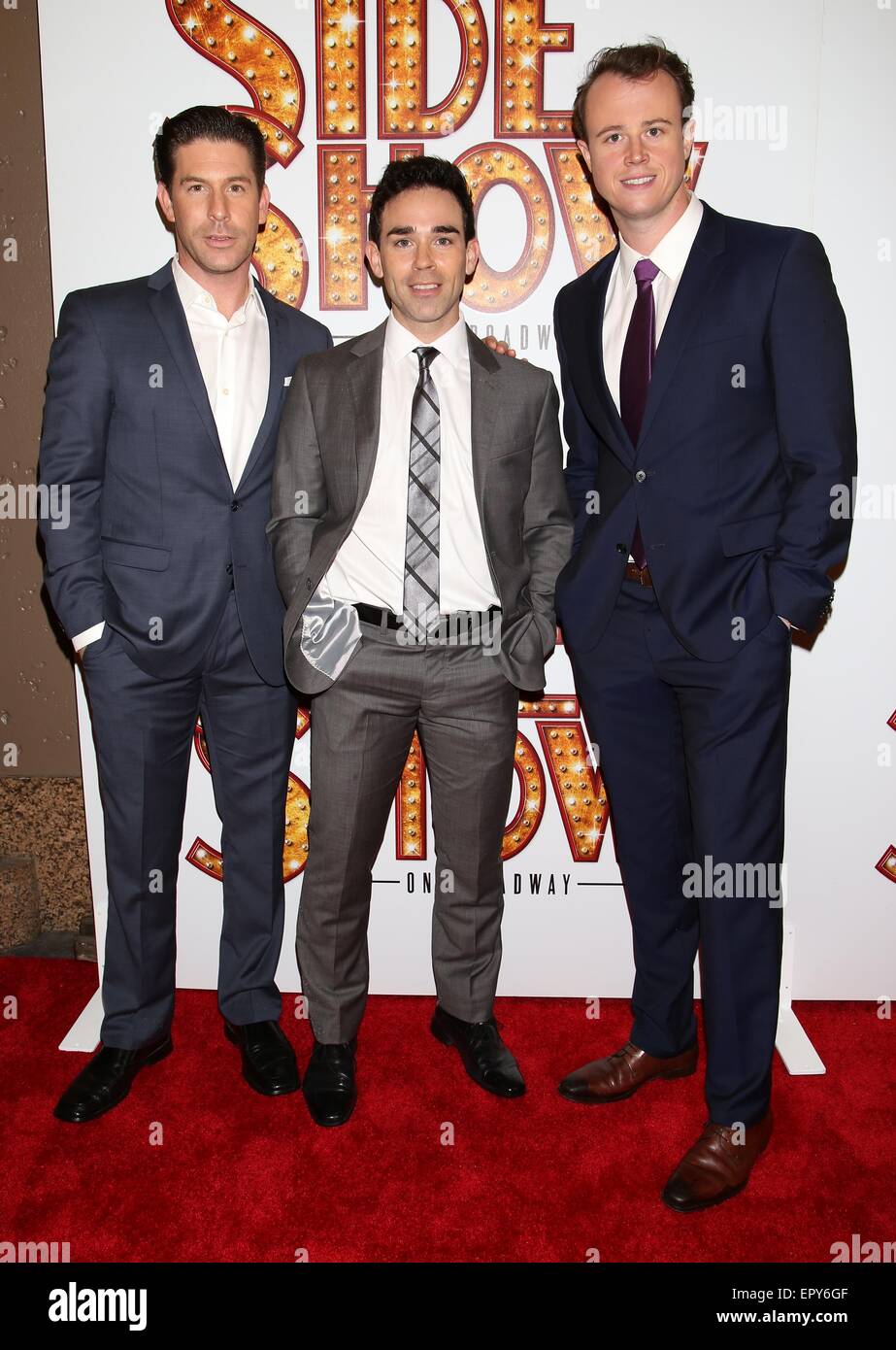 Opening night of Broadway's Side Show at the St. James Theatre ...