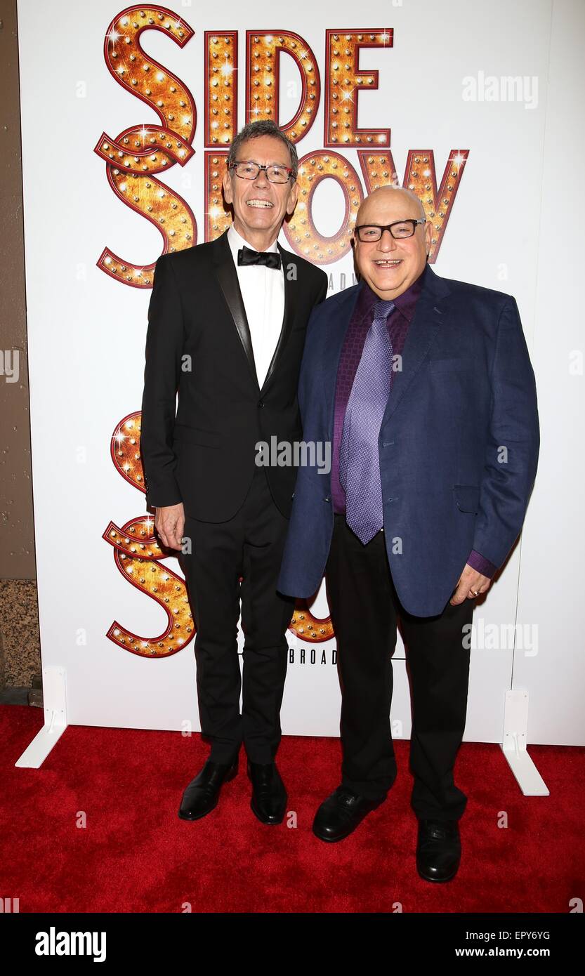 Opening night of Broadway's Side Show at the St. James Theatre ...