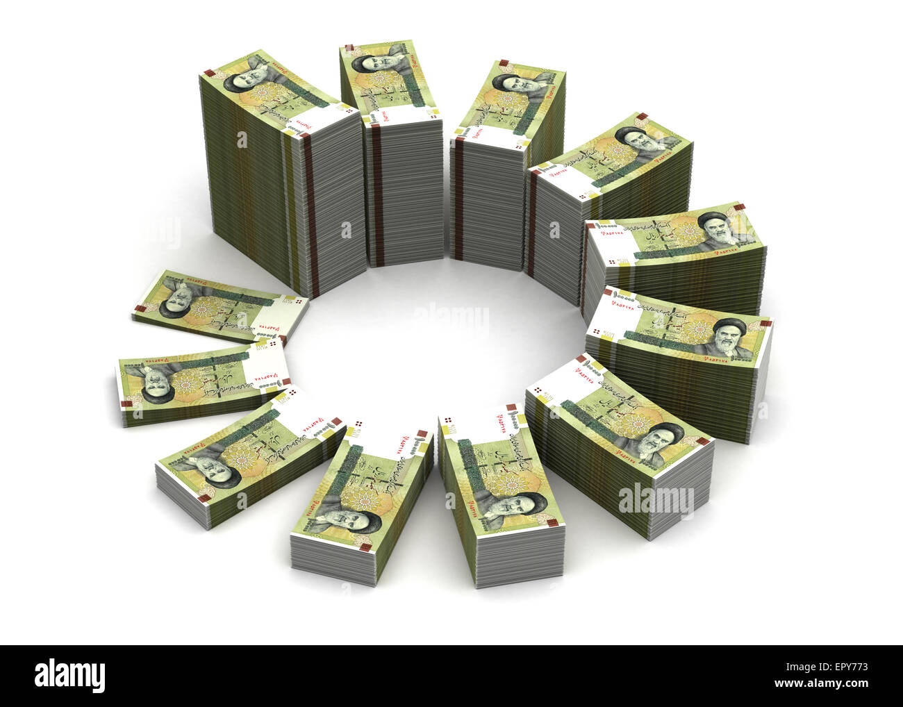 Iranian Rial Chart Stock Photo - Alamy