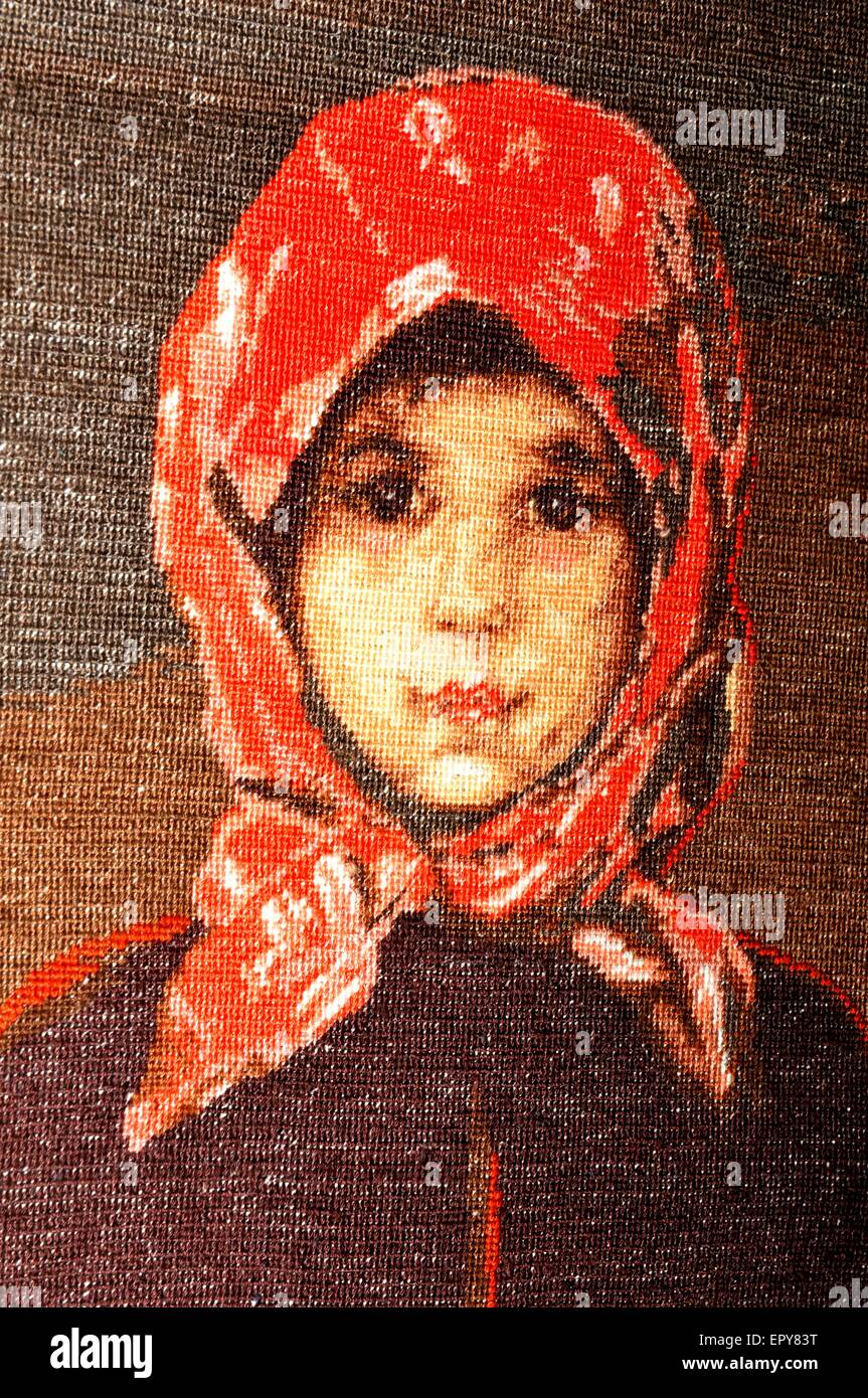 Decorative needlework stitches hi-res stock photography and images - Alamy