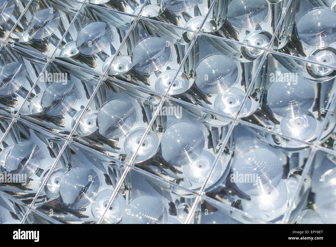 Solar energy collector plates Stock Photo - Alamy