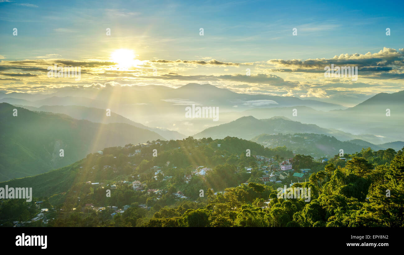 Glorious Sunrise of Mines View Park Stock Photo - Alamy