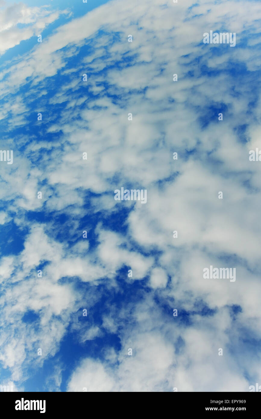 blue sky with clouds close up Stock Photo - Alamy