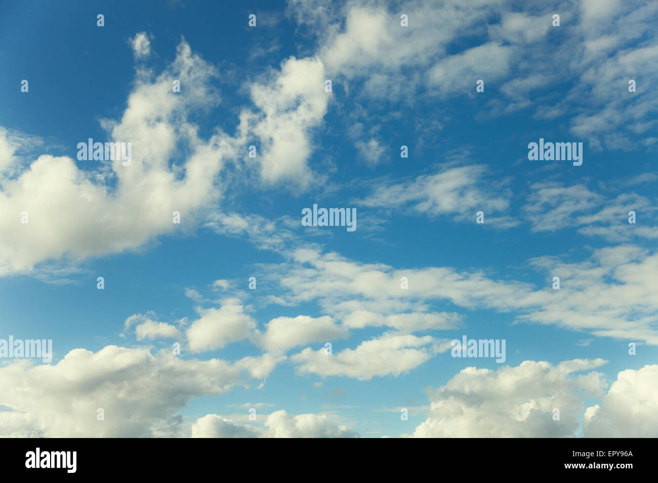 blue sky with clouds close up Stock Photo - Alamy