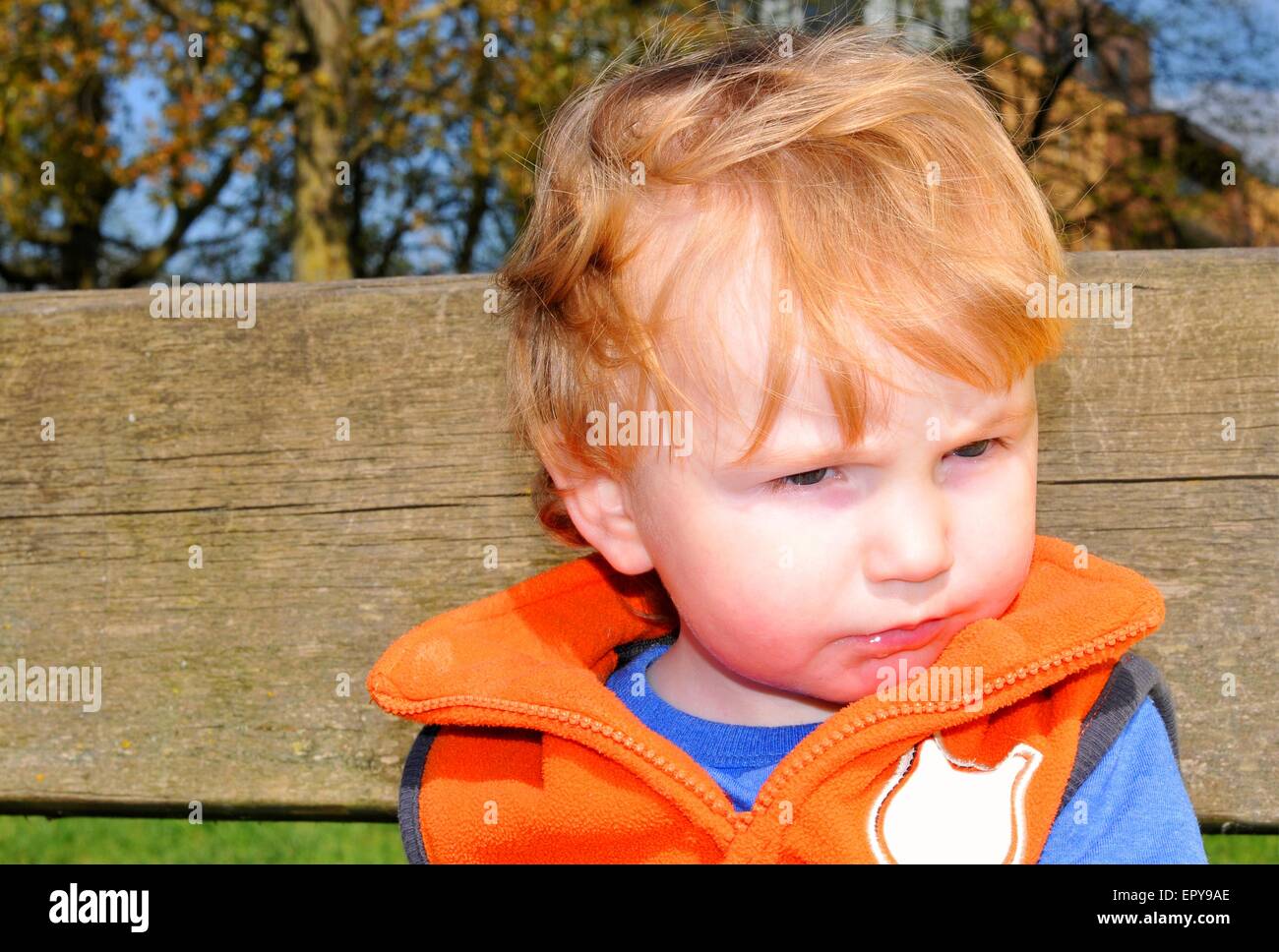 Portrait of an autist child in monochrome Stock Photo - Alamy
