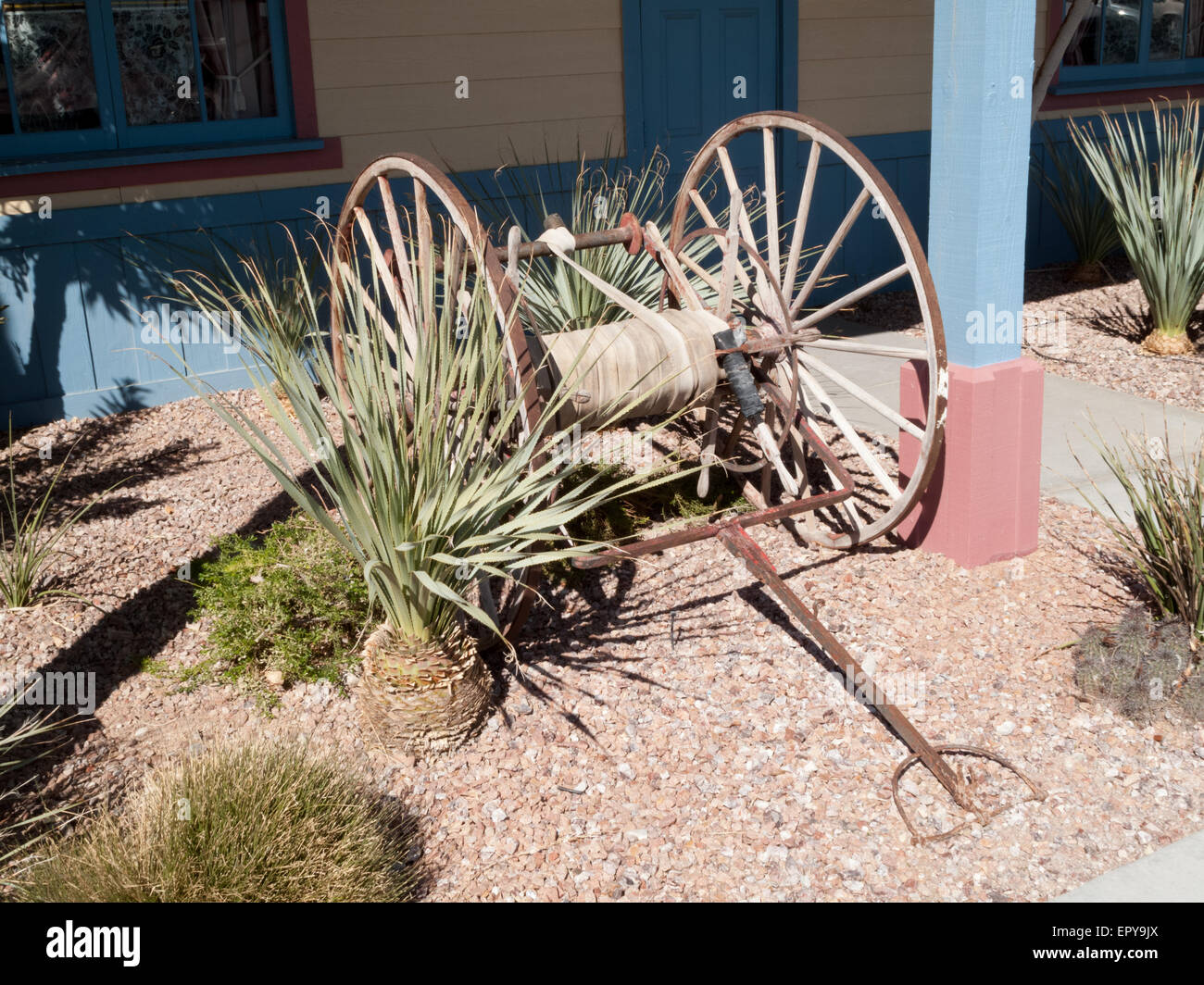 Logging cart at a tourist Stock Photo - Alamy
