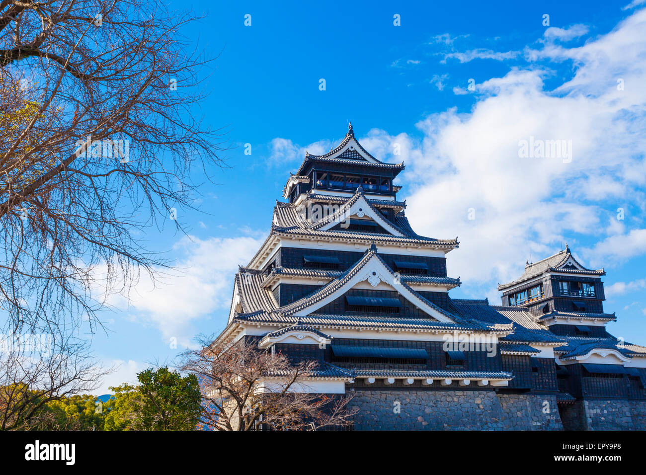 Kumamoto Castle in Japan Stock Photo - Alamy
