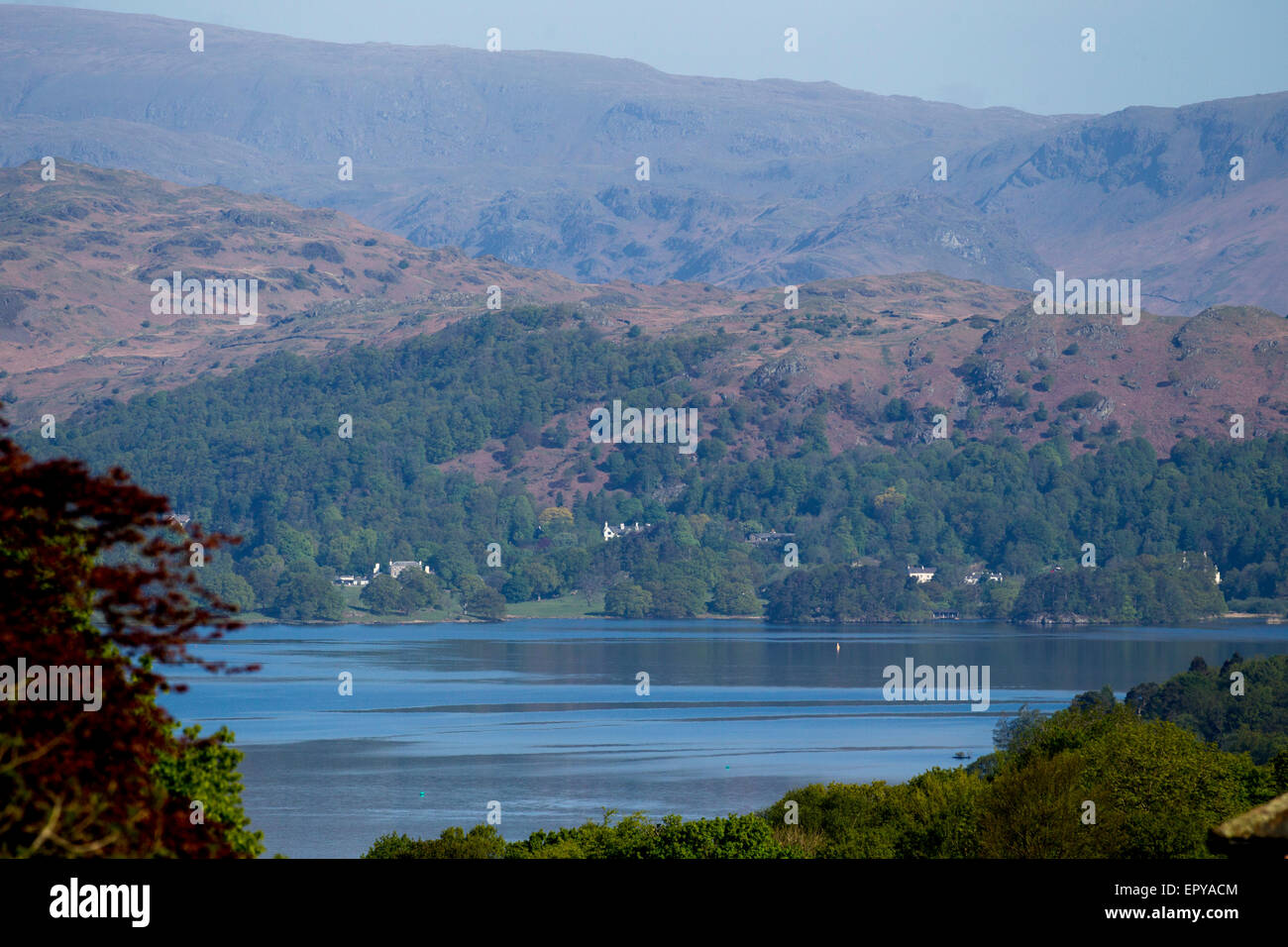 Lake Windermere Cumbria 23rd May 2015 UK Weather Lake Windermere Early ...