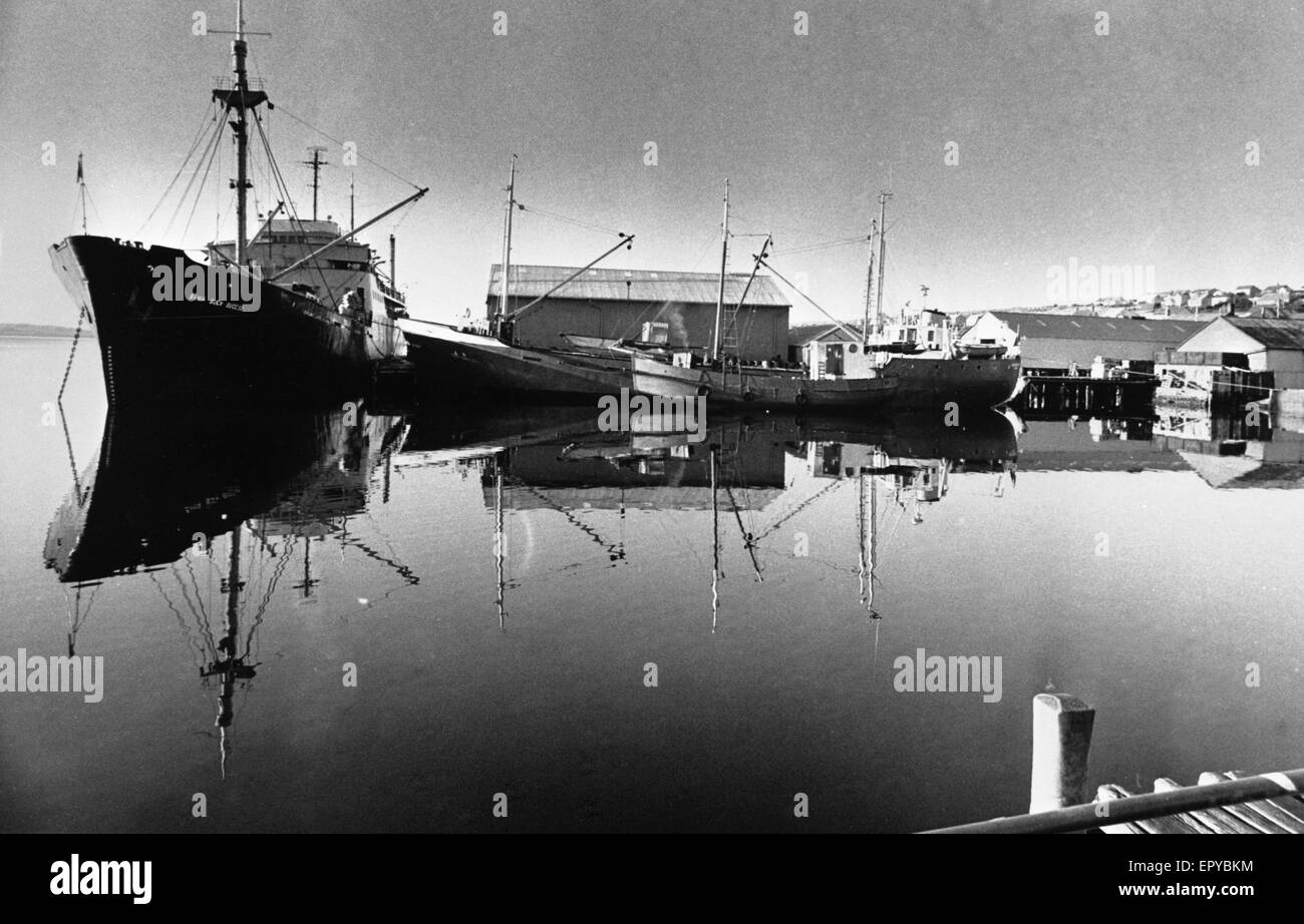 The Falkland island Company jetty, Port Stanley,The Falkland Islands ...