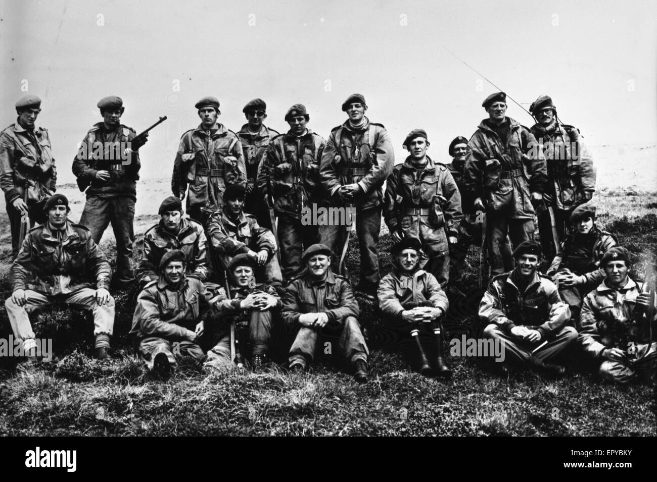 members of The Falkland islands Defence Force,The Falkland Islands ...