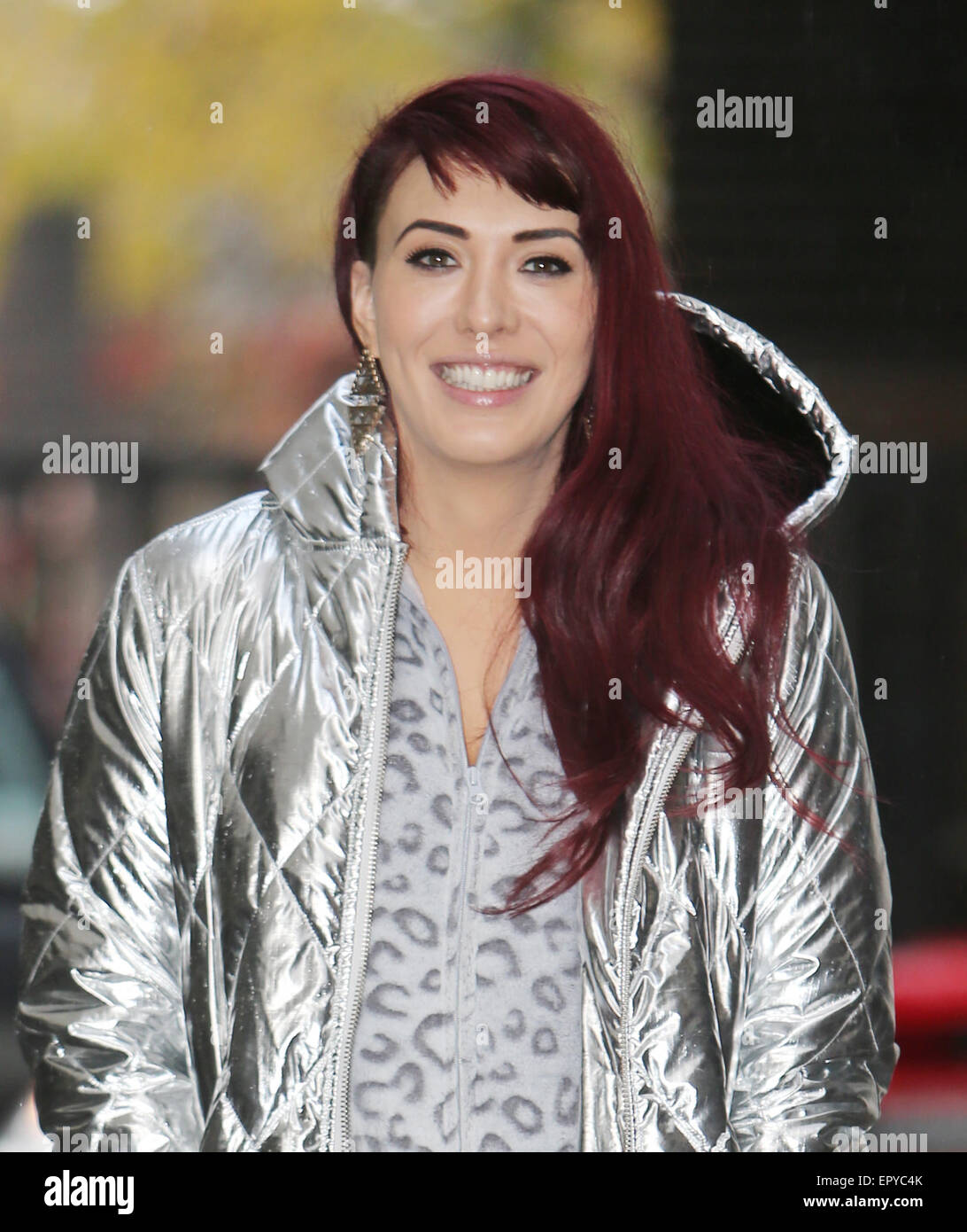 Paris Lees outside the ITV studios Featuring: Paris Lees Where: London ...