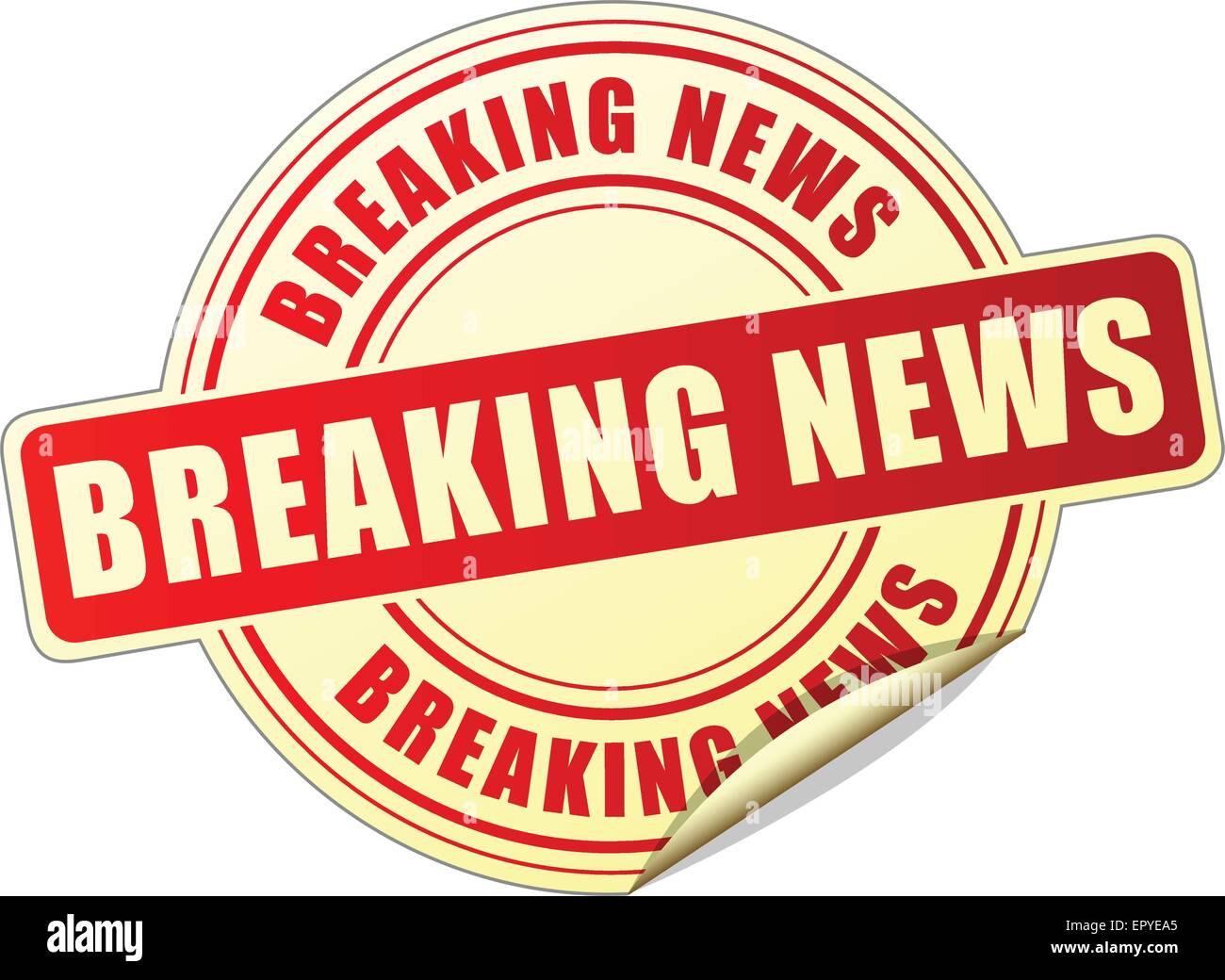 News sign on white background Stock Vector Images - Alamy