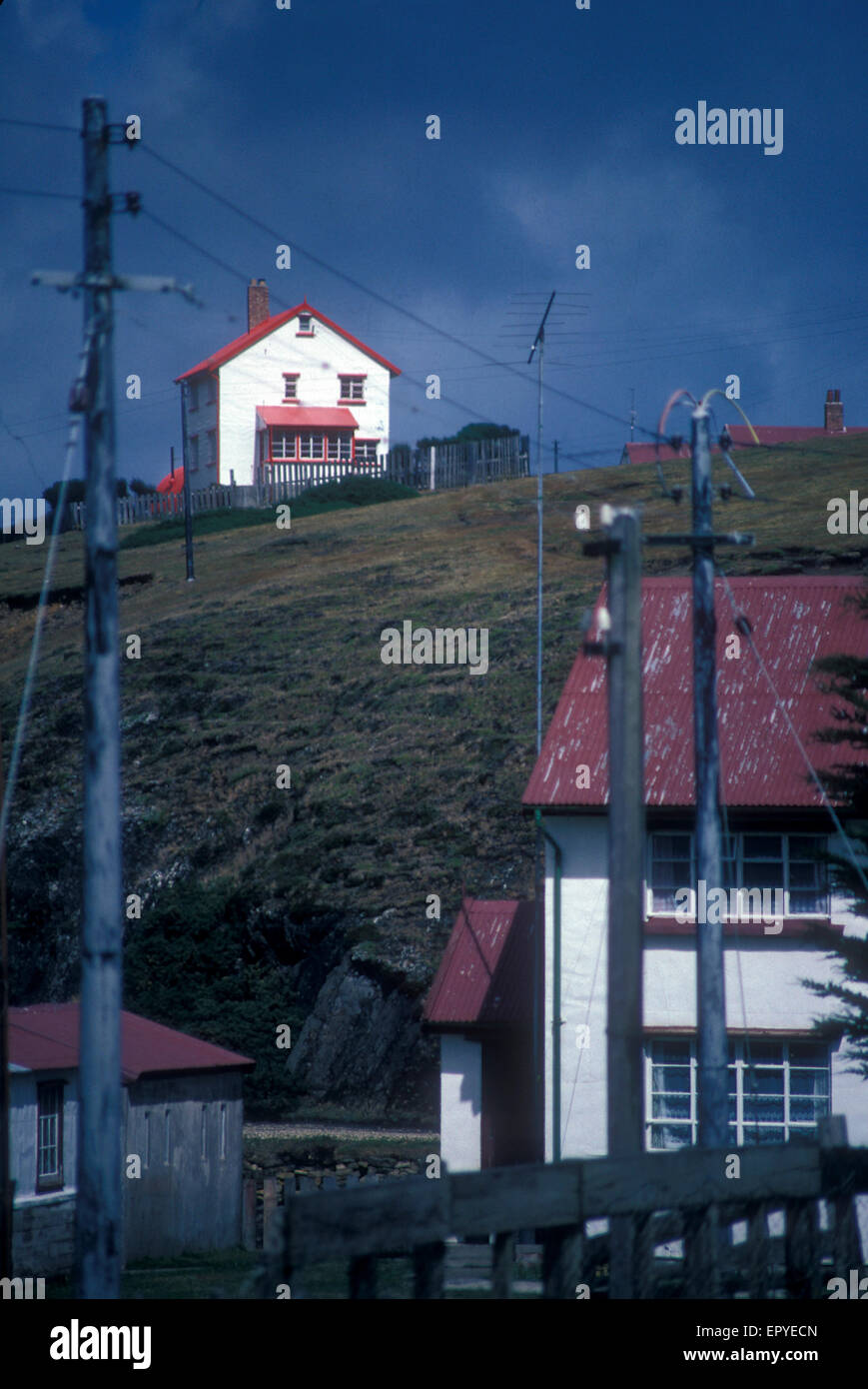 Houses In Stanley Falkland Islands High Resolution Stock Photography ...