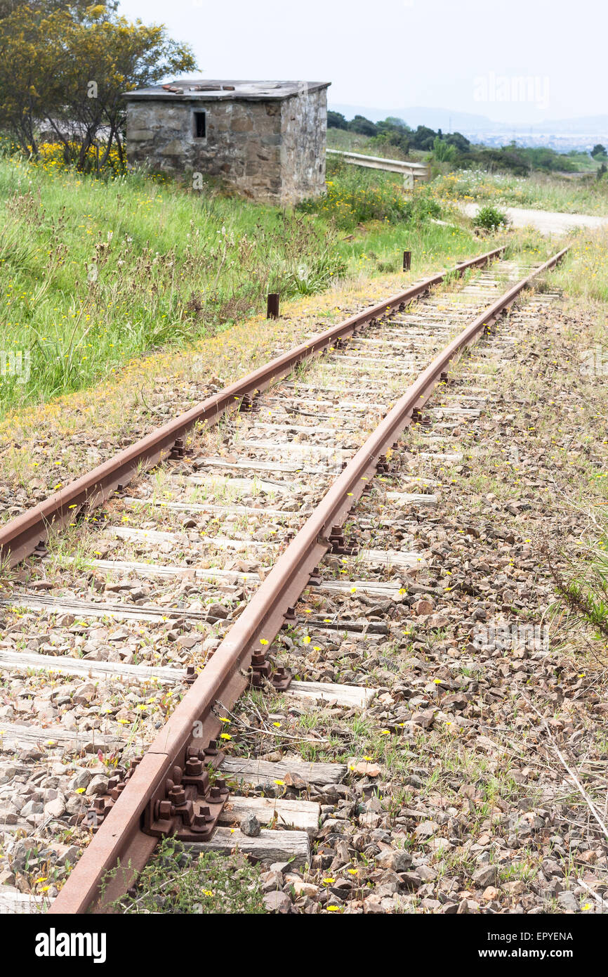 Abandoned rail line hi-res stock photography and images - Alamy