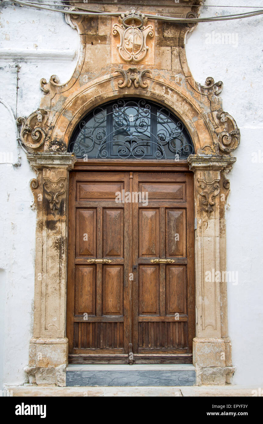 Old door from Bari, Italy Stock Photo - Alamy
