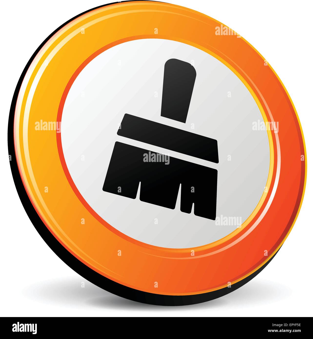 Paintbrush icon hi-res stock photography and images - Alamy