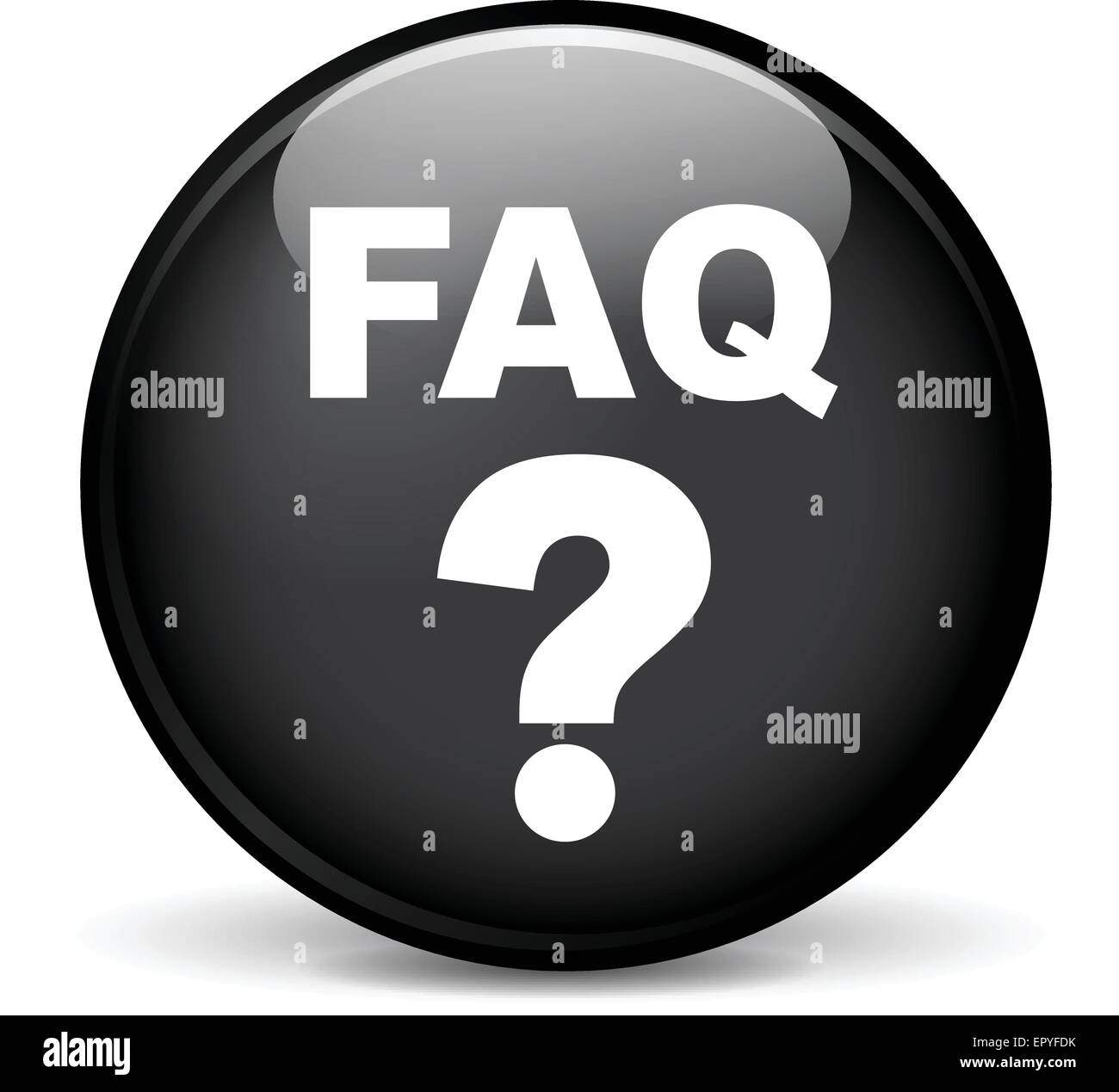 Faqs sign Stock Vector Images - Alamy