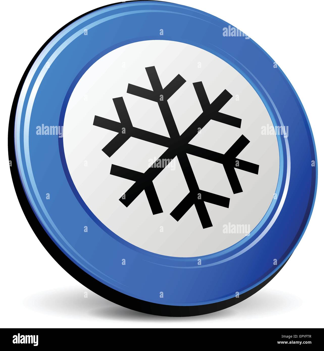 illustration of ice 3d blue design icon Stock Vector Image & Art - Alamy