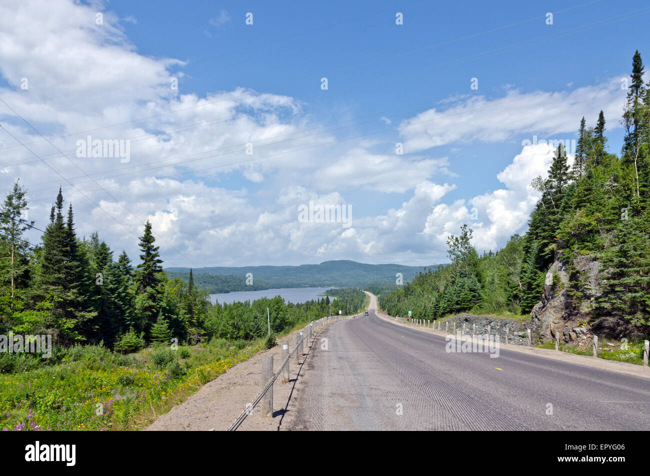 Canada highway hi-res stock photography and images - Alamy