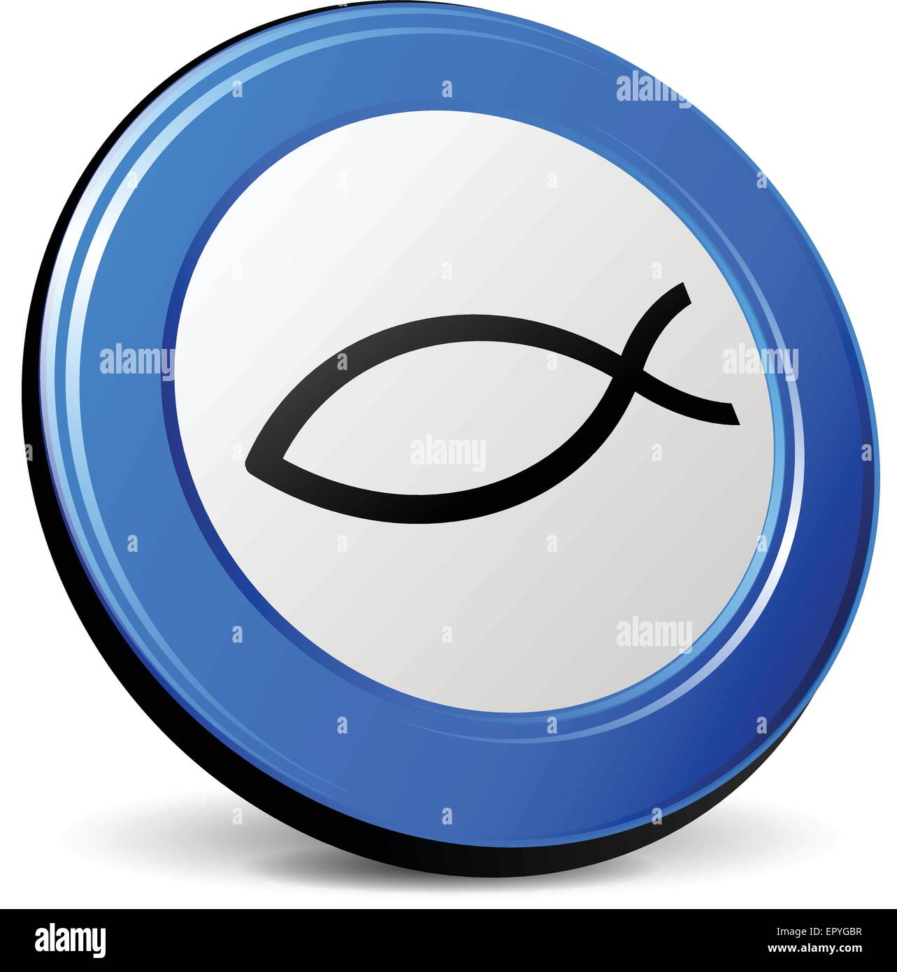 illustration of jesus 3d blue design icon Stock Vector Image & Art - Alamy