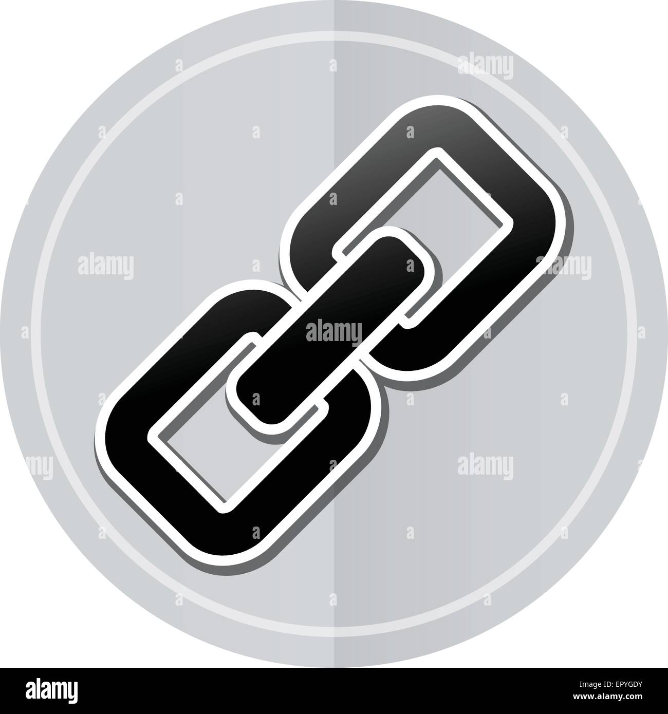 Illustration of chain sticker icon simple design Stock Vector Image ...
