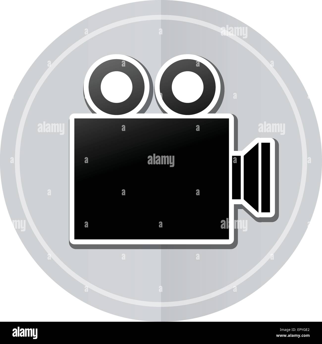 Film reel vector vectors hi-res stock photography and images - Alamy