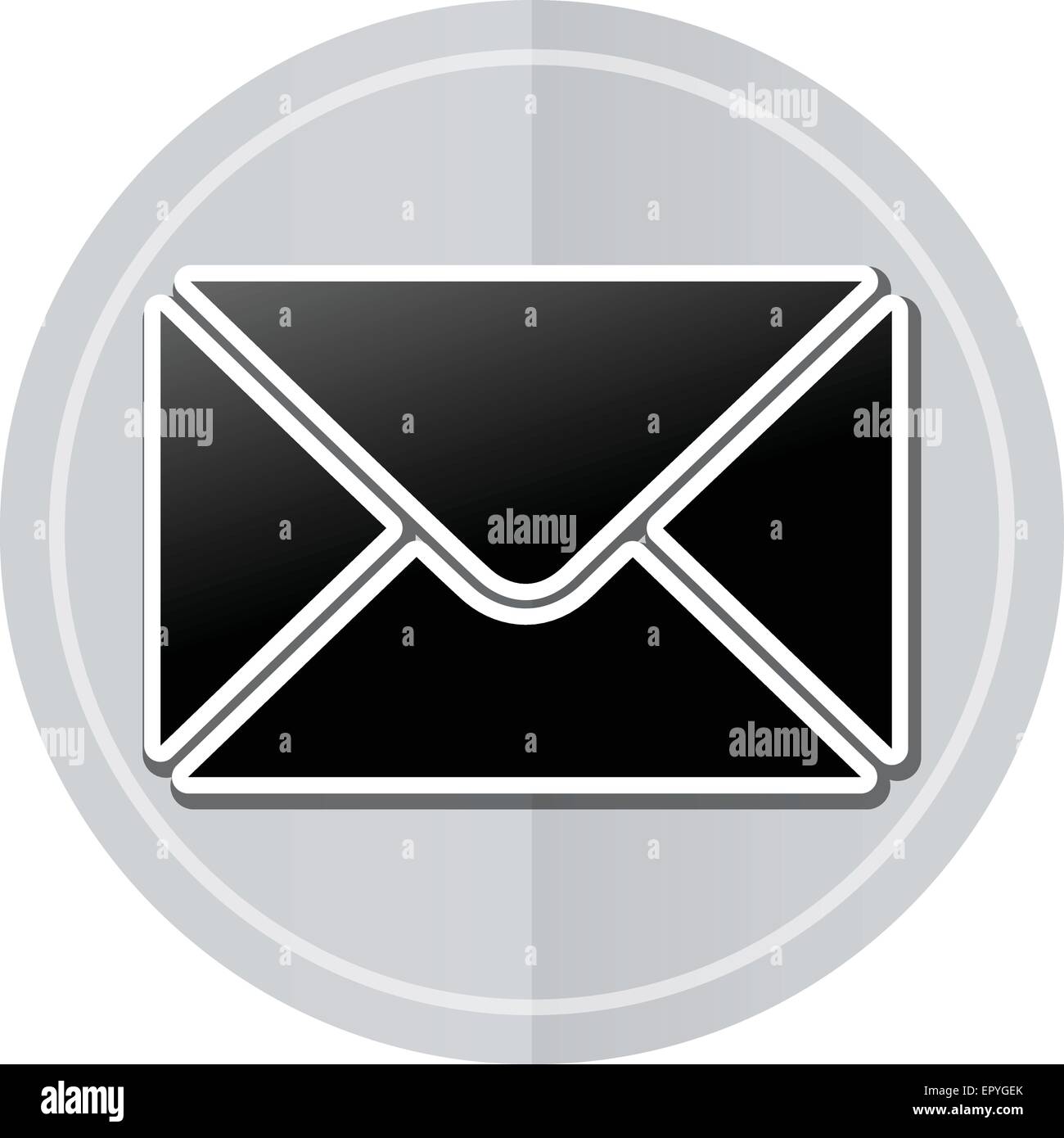 Illustration of envelope sticker icon simple design Stock Vector Image ...