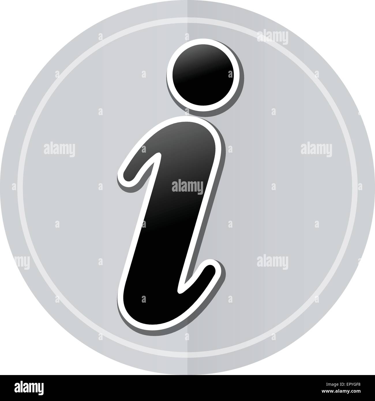 Illustration of informations sticker icon simple design Stock Vector ...