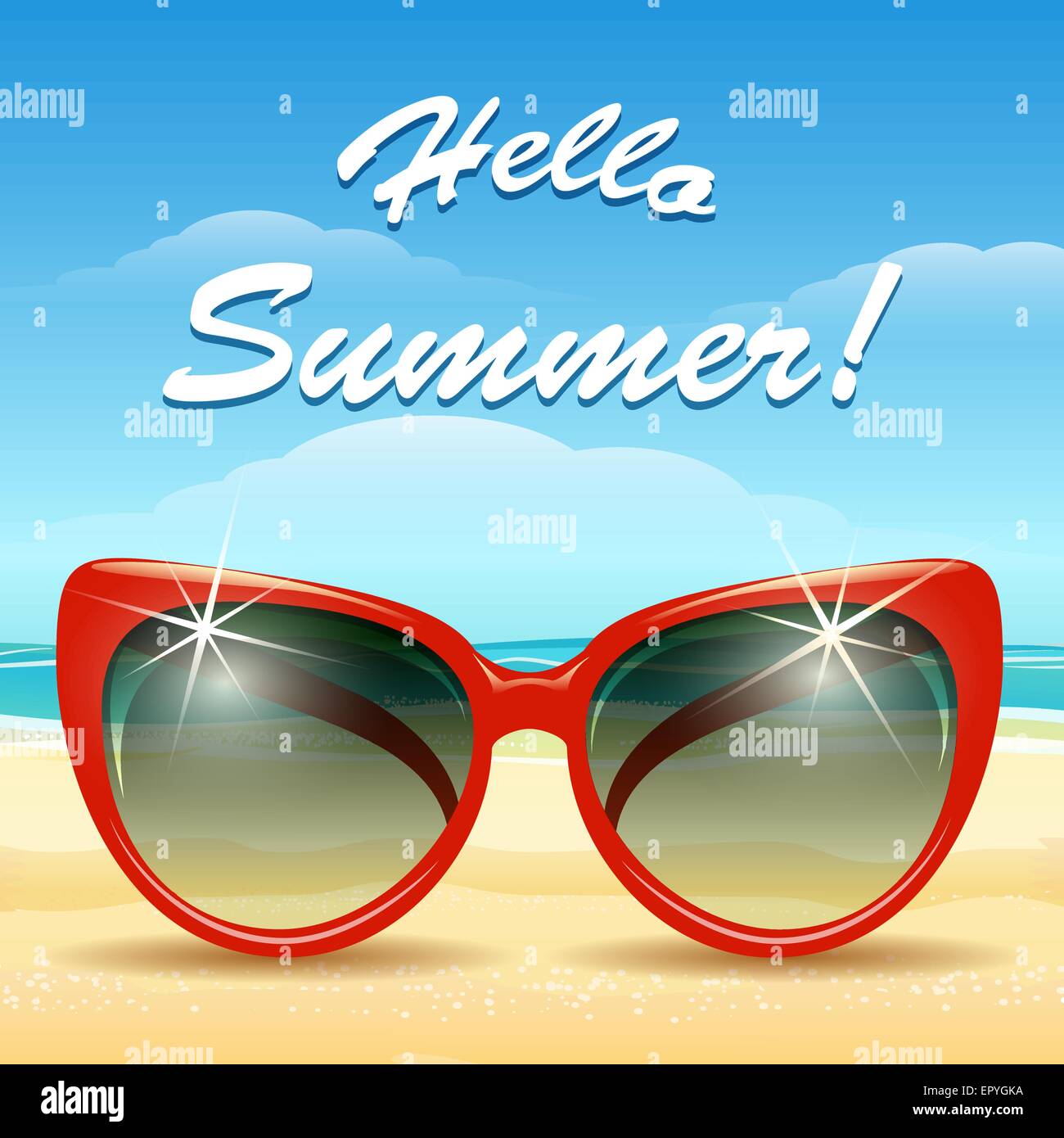 Hello sunshine logo Stock Vector Images - Alamy