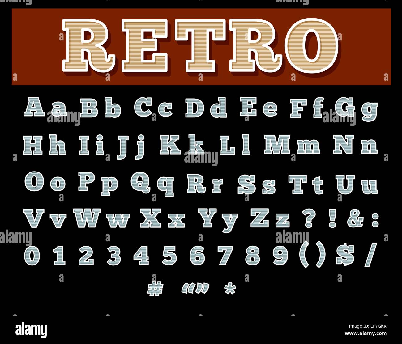 Magnets alphabet Stock Vector Images - Alamy