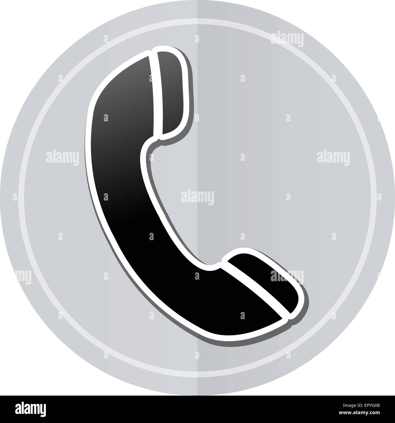 Illustration of phone sticker icon simple design Stock Vector Image ...