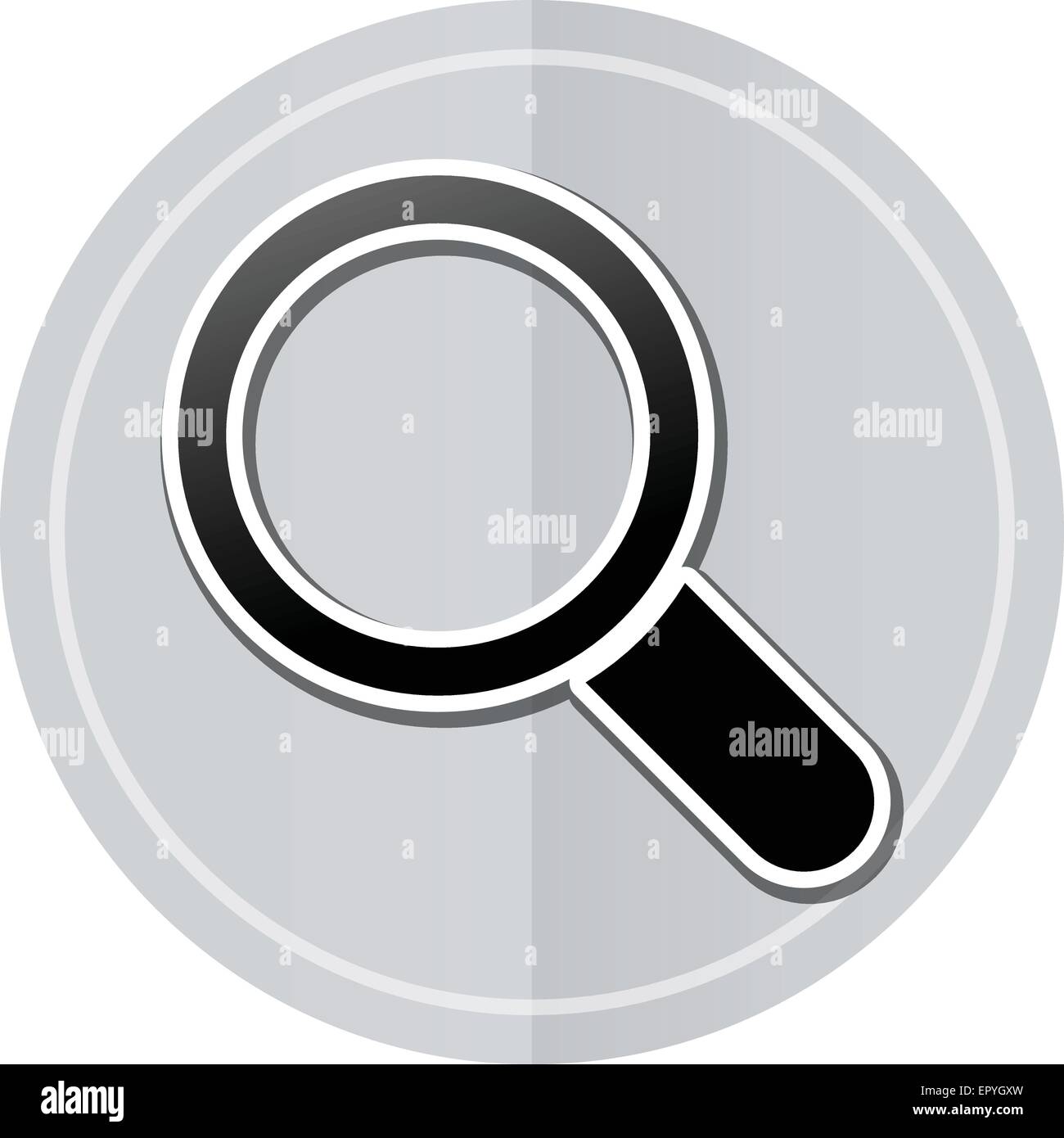 Illustration of searching sticker icon simple design Stock Vector Image ...