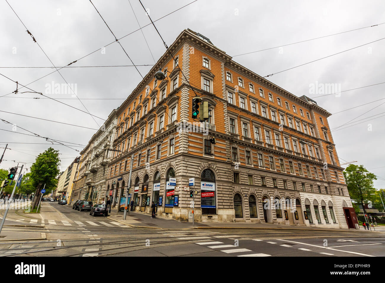 Building at Schottenring, in Vienna Stock Photo - Alamy
