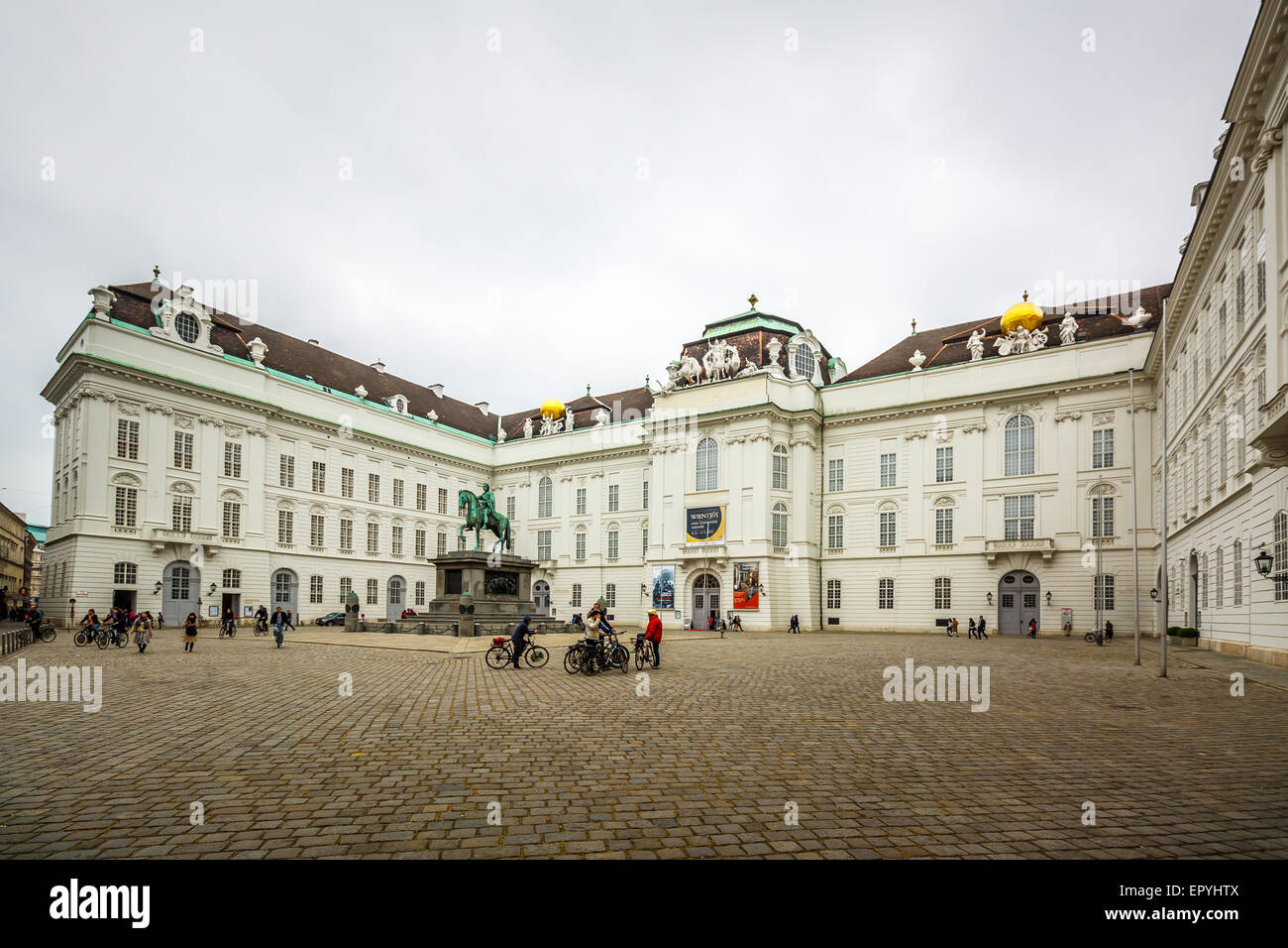 Josefsplatz in Vienna - Wiener Josefsplatz Stock Photo - Alamy